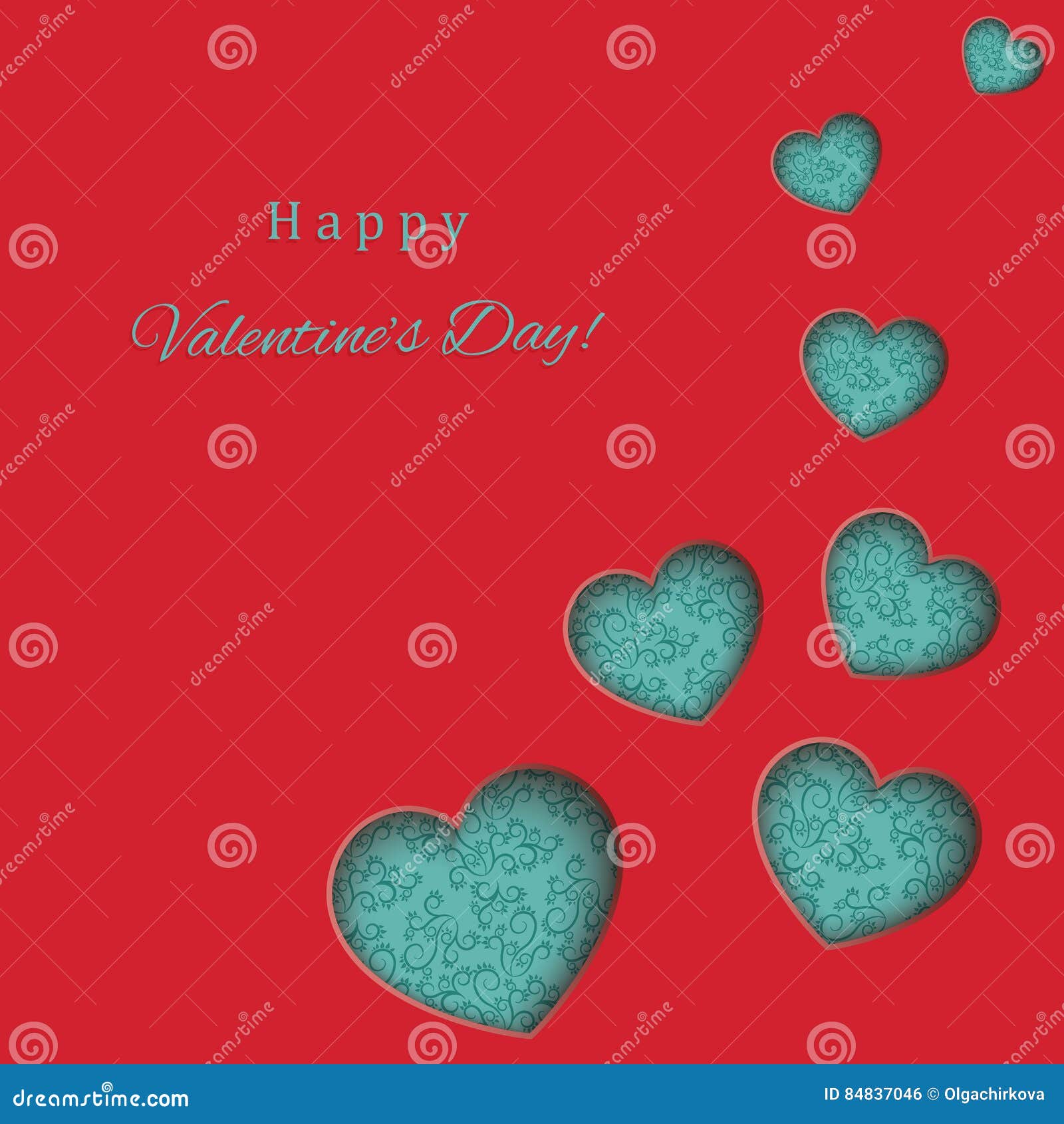 Festive Background with Heart Made of Glitters Stock Vector ...