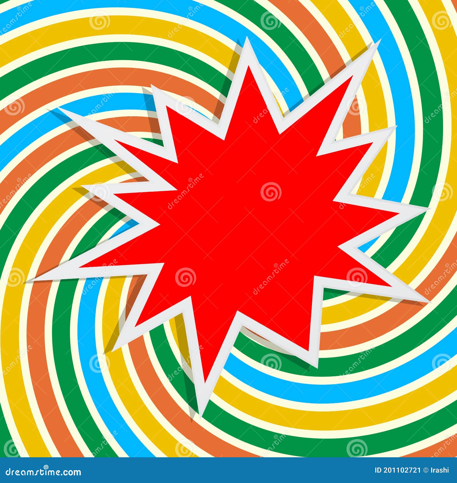 Festive Background with Splash Star Stock Vector - Illustration of ...