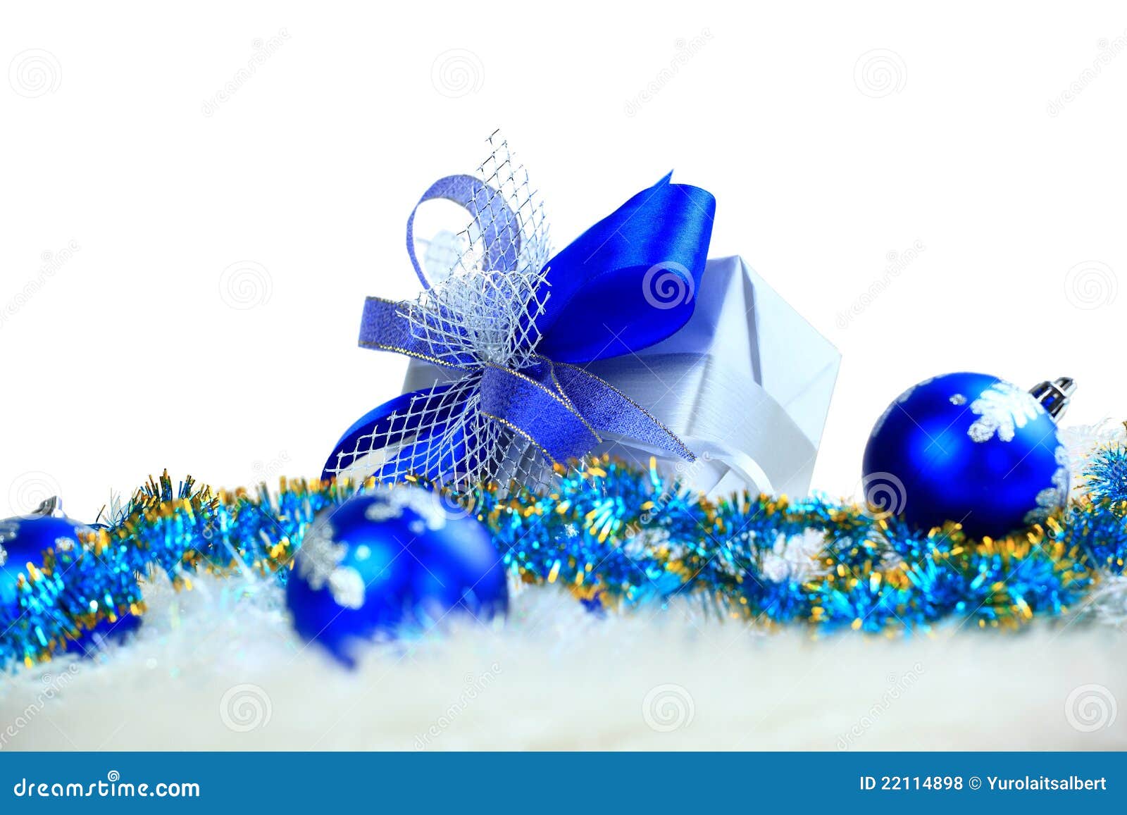 Festive balls with stock photo. Image of occasion, merry - 22114898
