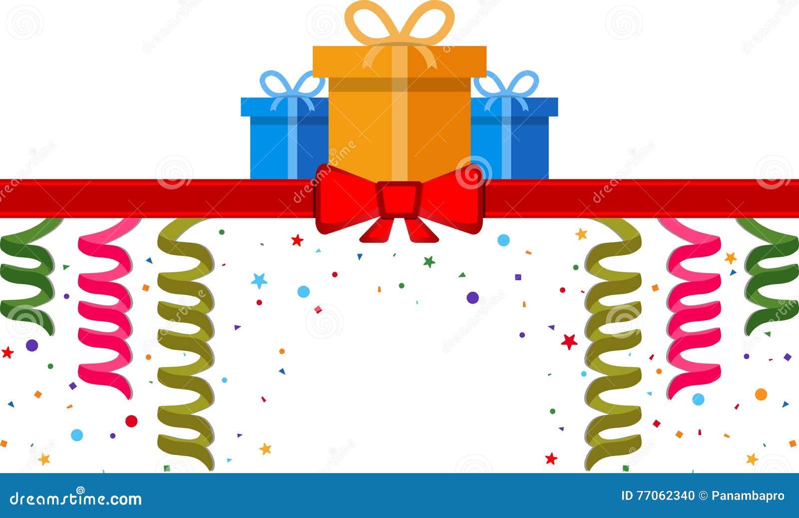 Festive banner stock vector. Illustration of element - 77062340