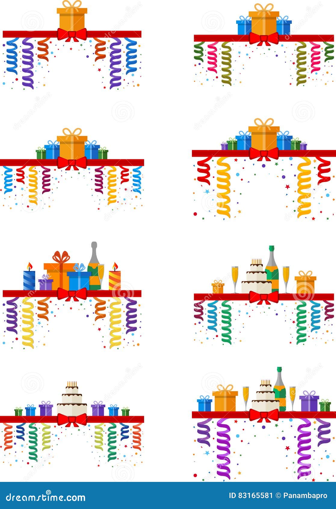 Festive banner stock vector. Illustration of birthday - 83165581