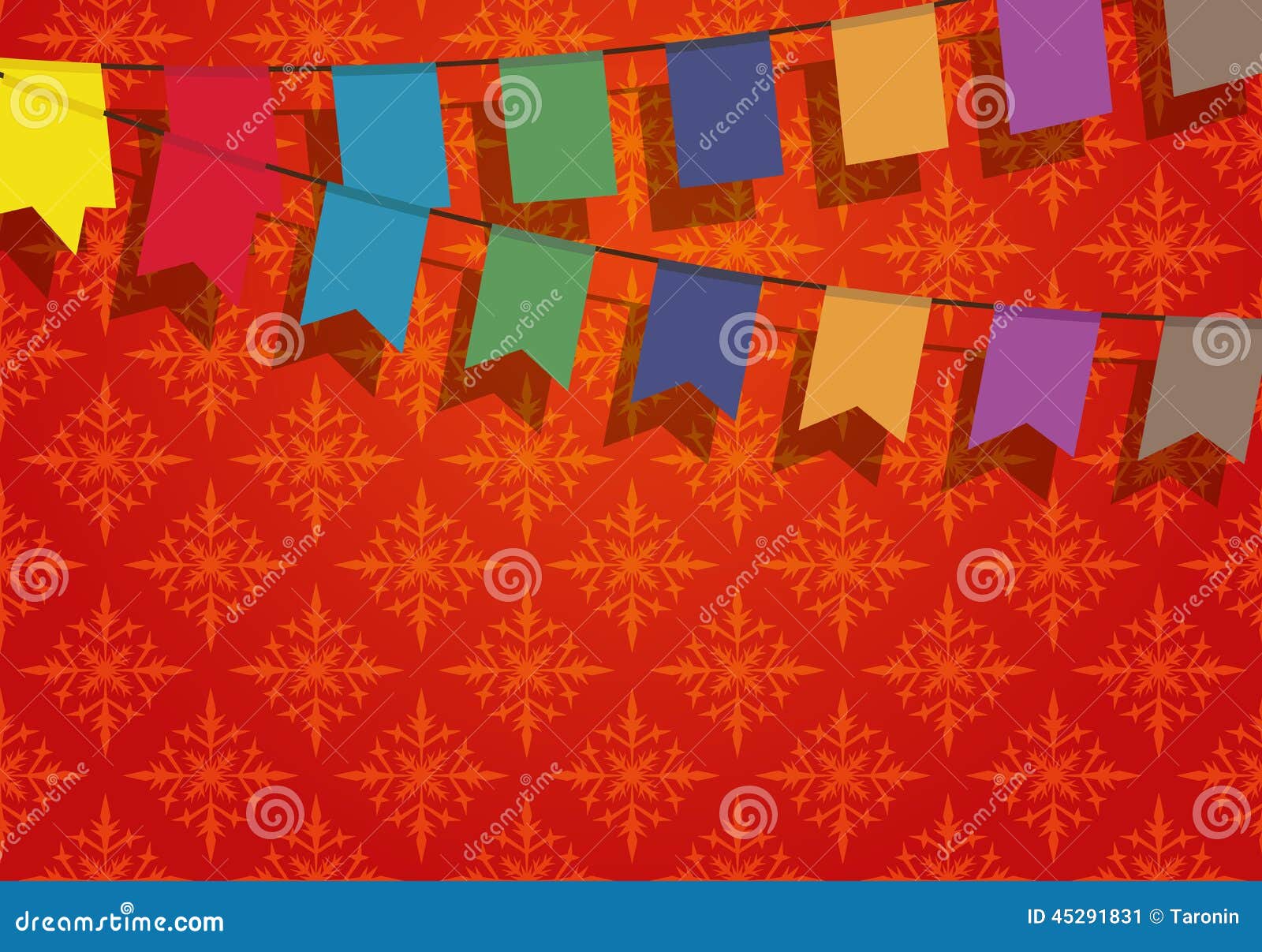 Festive banner. stock vector. Illustration of present - 45291831