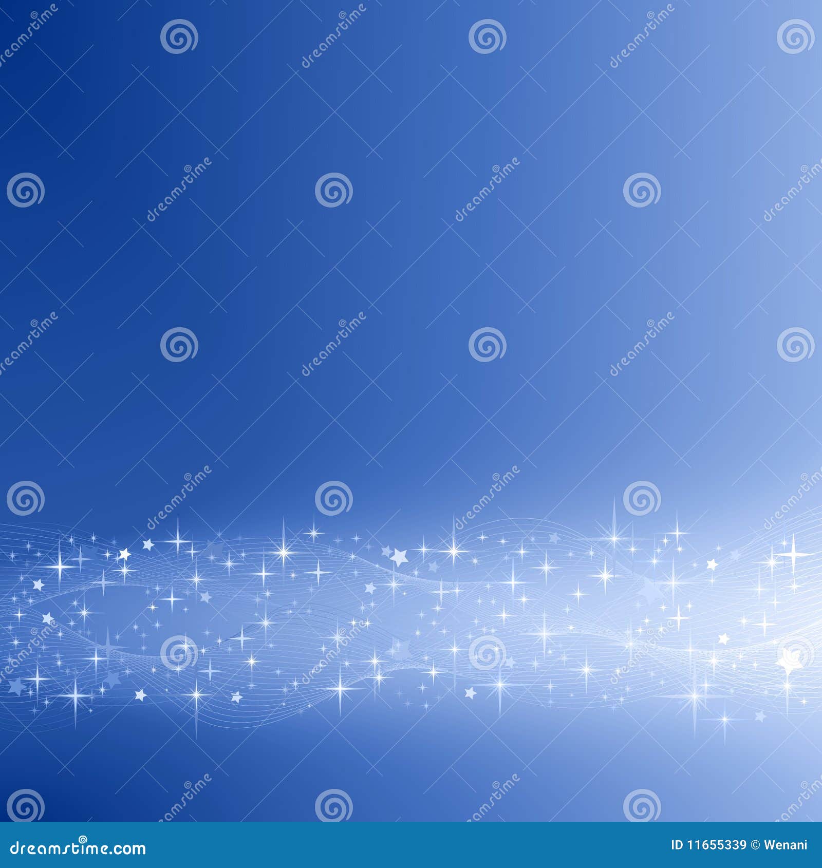 Festive Blue Background with Stars Stock Vector - Illustration of merry ...