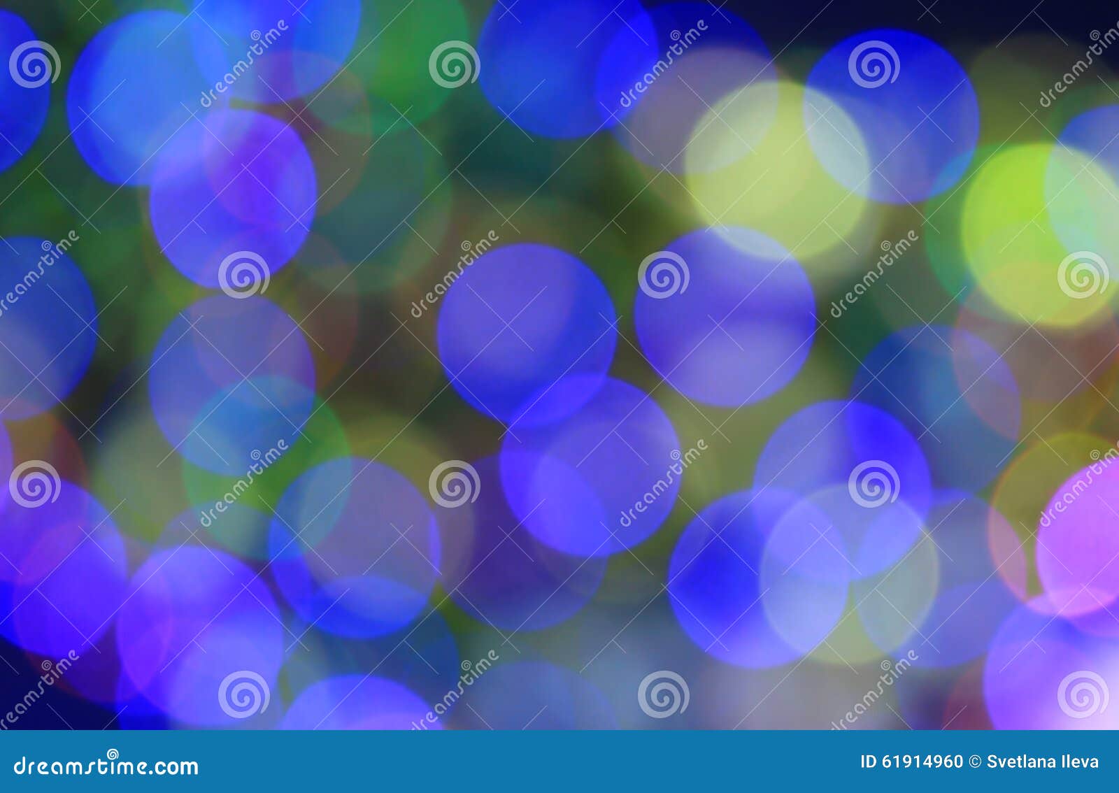 Festive Blue and Green Background with Boke Effect Stock Photo - Image ...