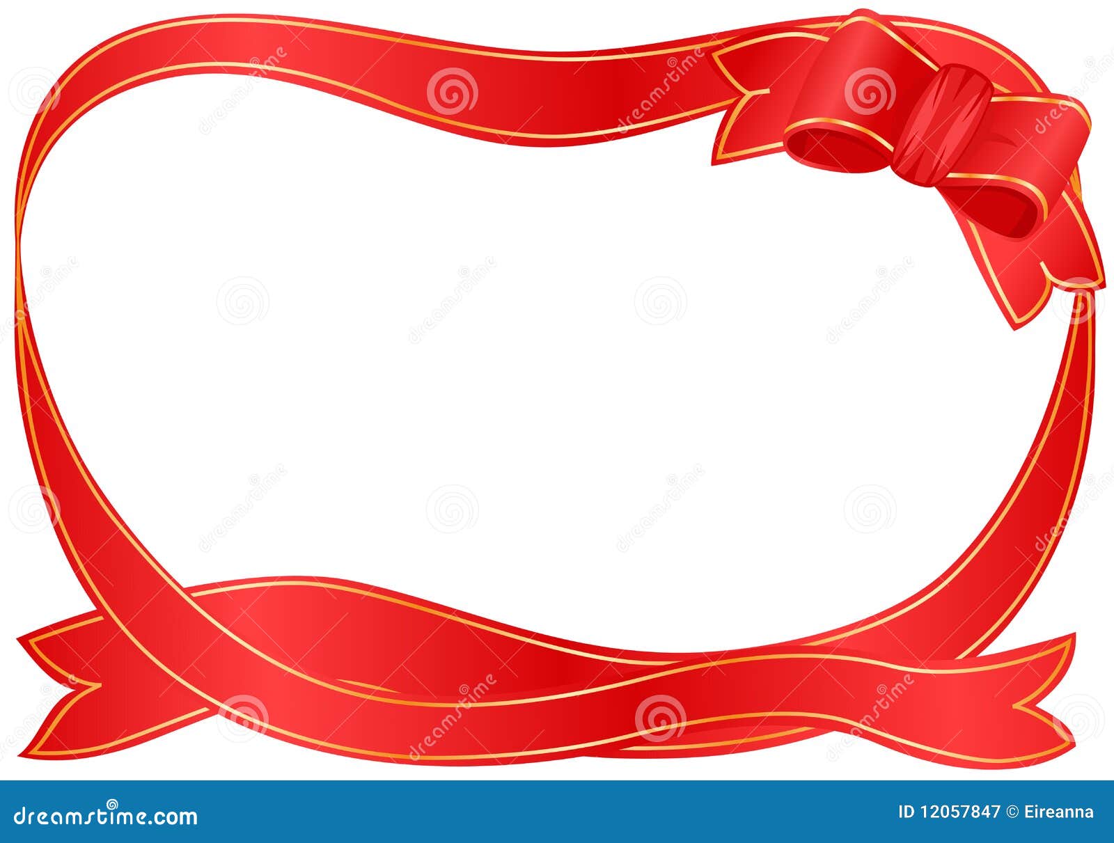 Red Ribbon Border Clipart