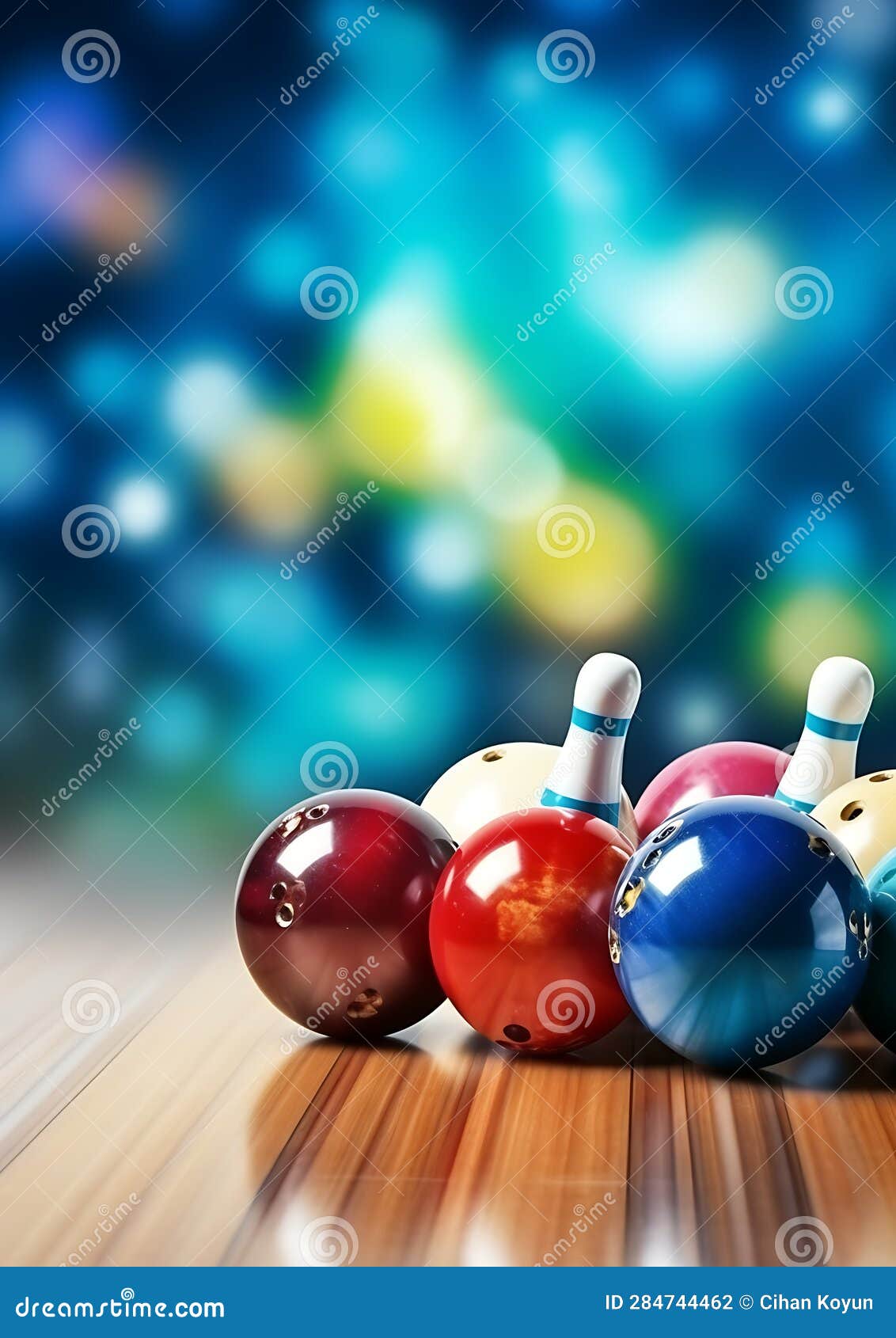 Festive Bowling Illustrations Sparking Joy with Every Frame Stock ...