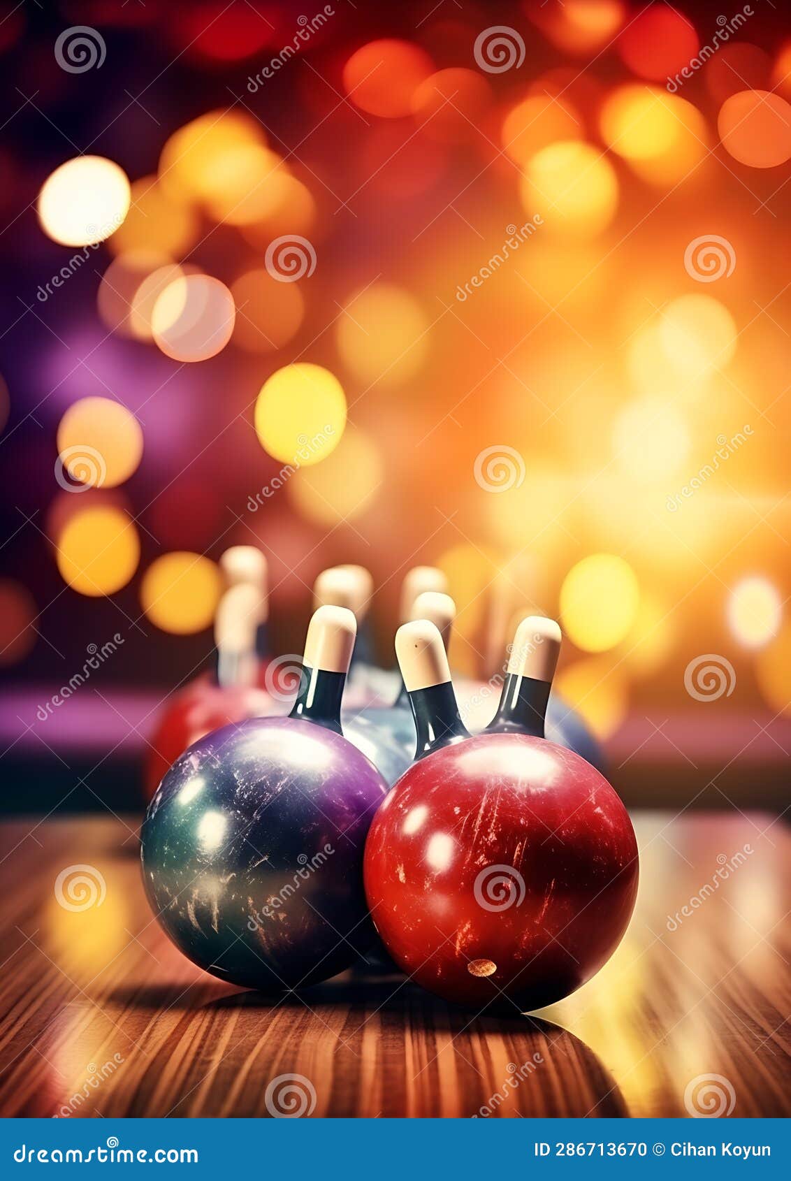 Festive Bowling Illustrations Sparking Joy in Every Frame Stock ...