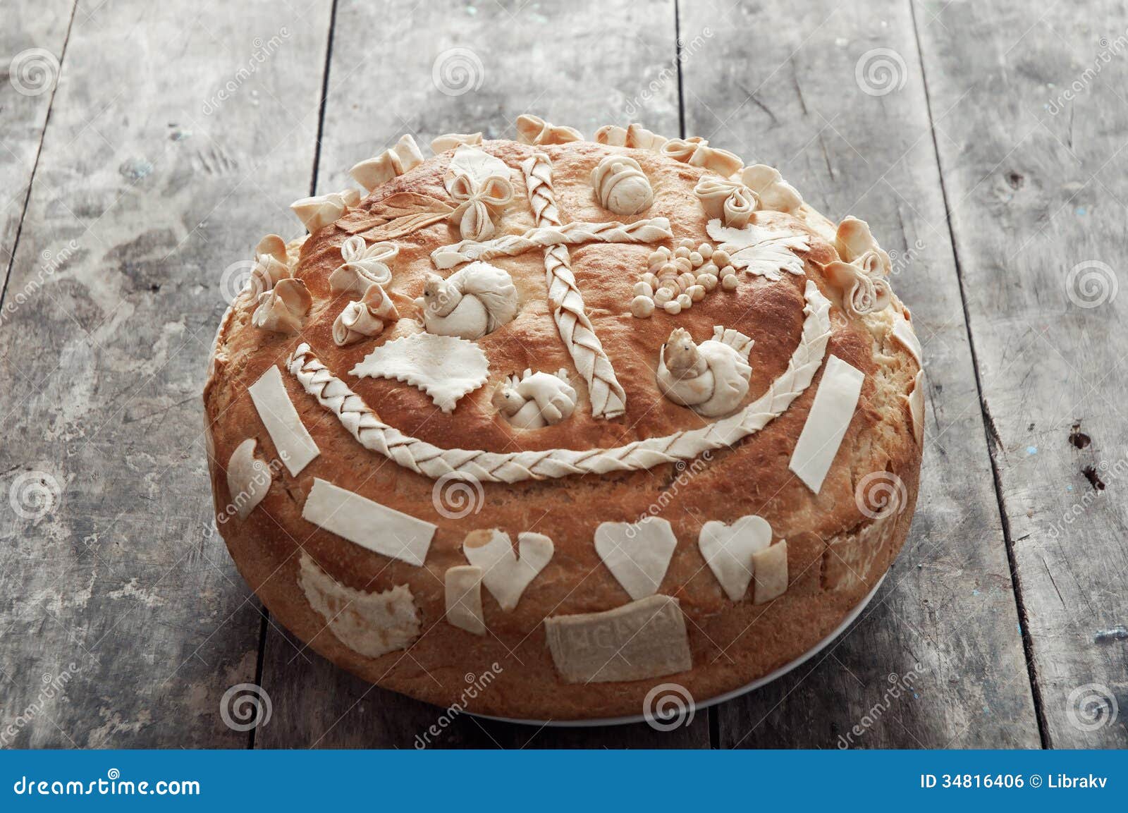 Festive bread stock photo. Image of delicious, cookery - 34816406