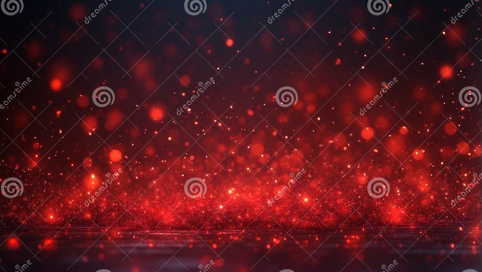Festive Bright Background with Red Glitter, Abstract Image. Stock ...