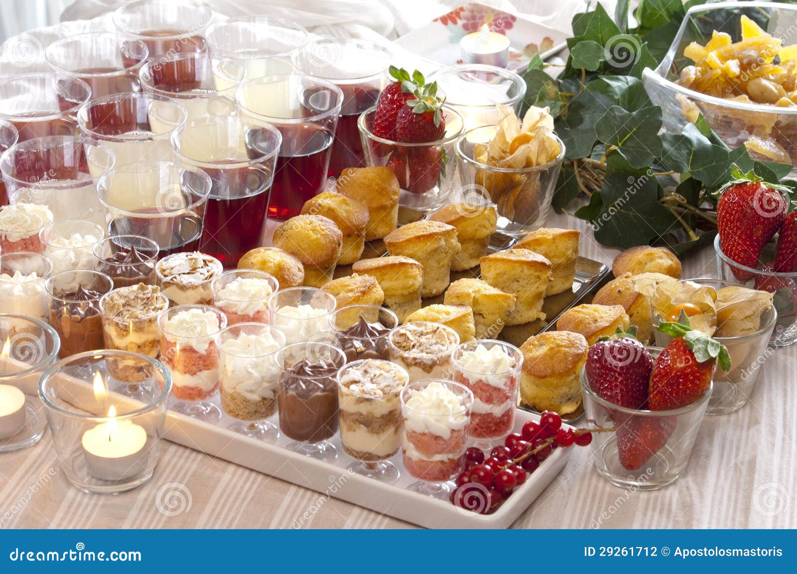 A festive buffet stock photo. Image of cupcake, color - 29261712