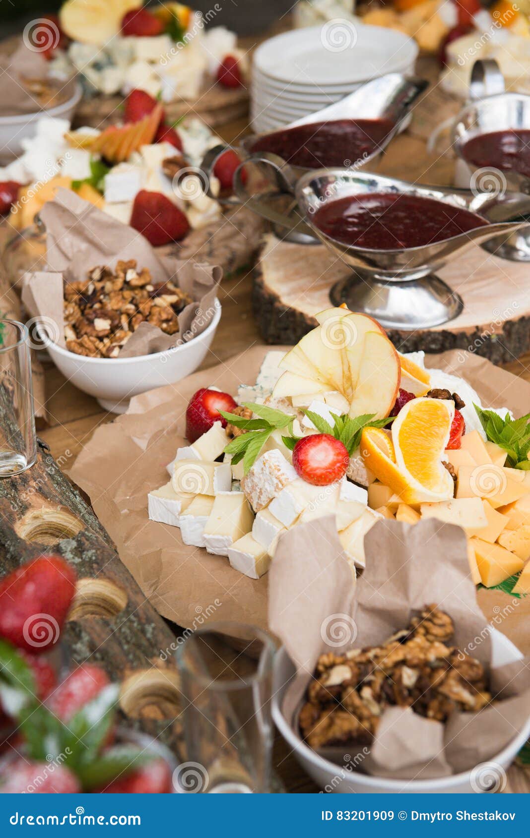 Festive Buffet of Agricultural Food Products Stock Image - Image of ...
