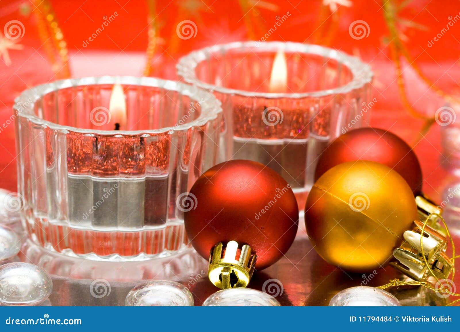 Festive candles stock photo. Image of christmas, december - 11794484
