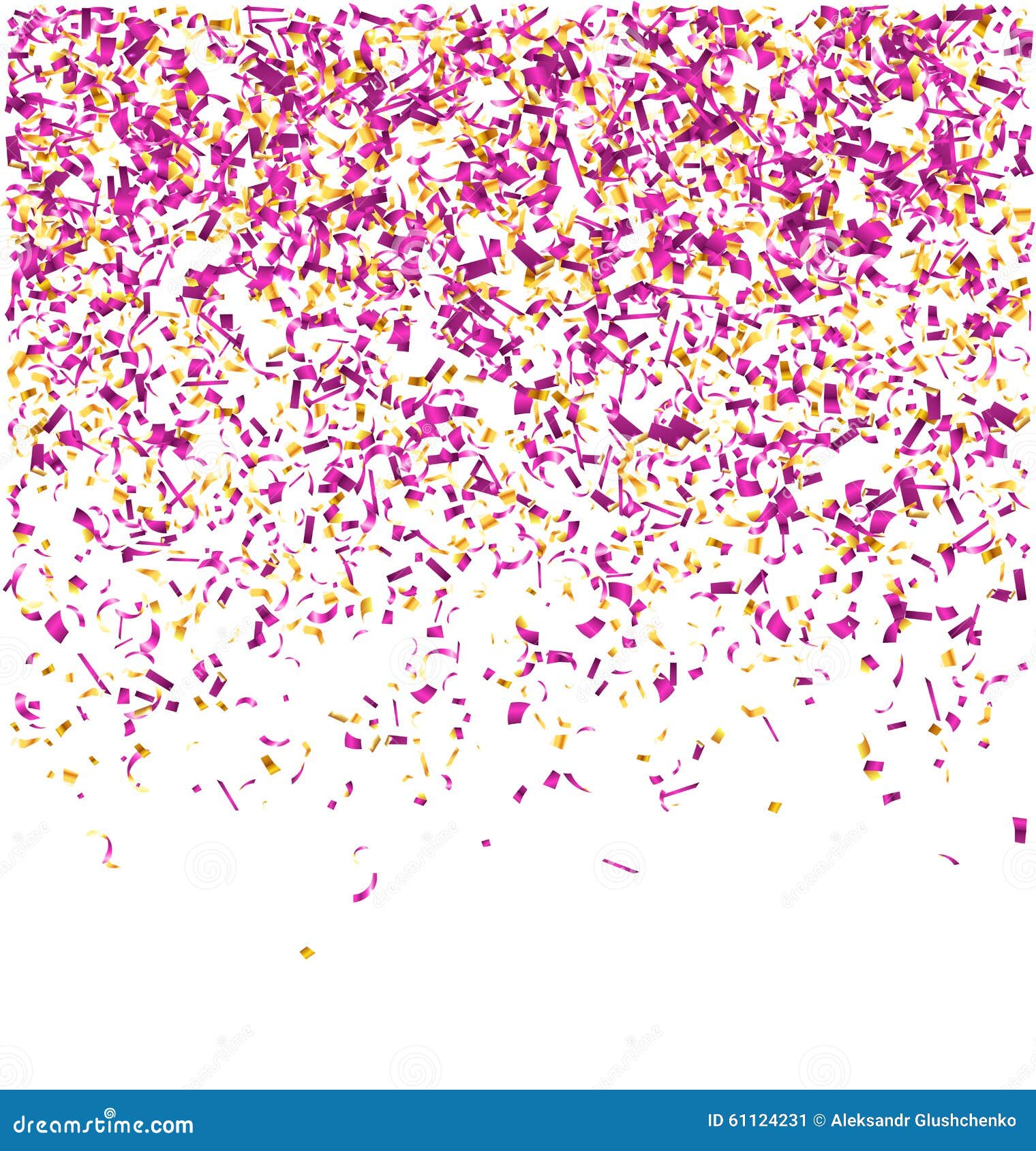 Violet Confetti Background White Vector. Day Backdrop Heart. Red ...