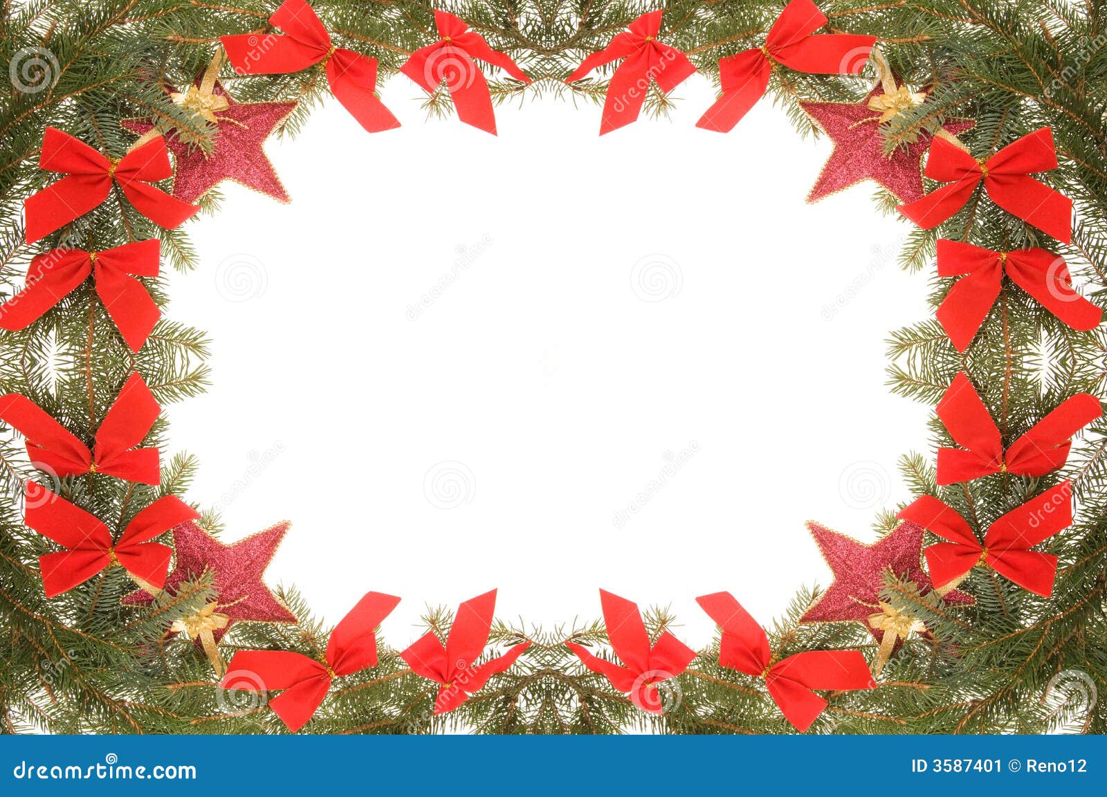 Festive Christmas frame stock illustration. Illustration of border ...