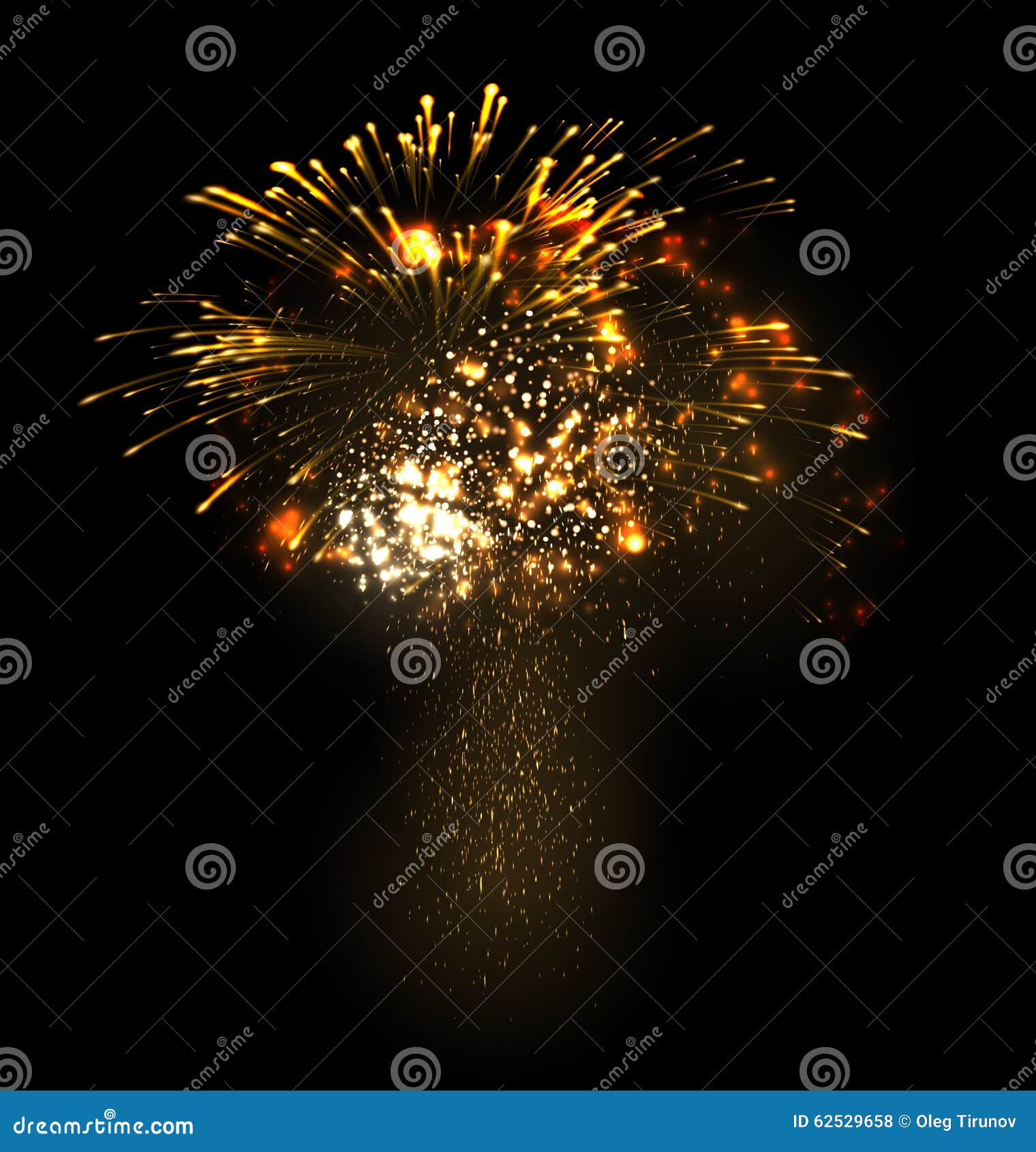 Festive Christmas Grandiose Firework Explode Stock Vector ...