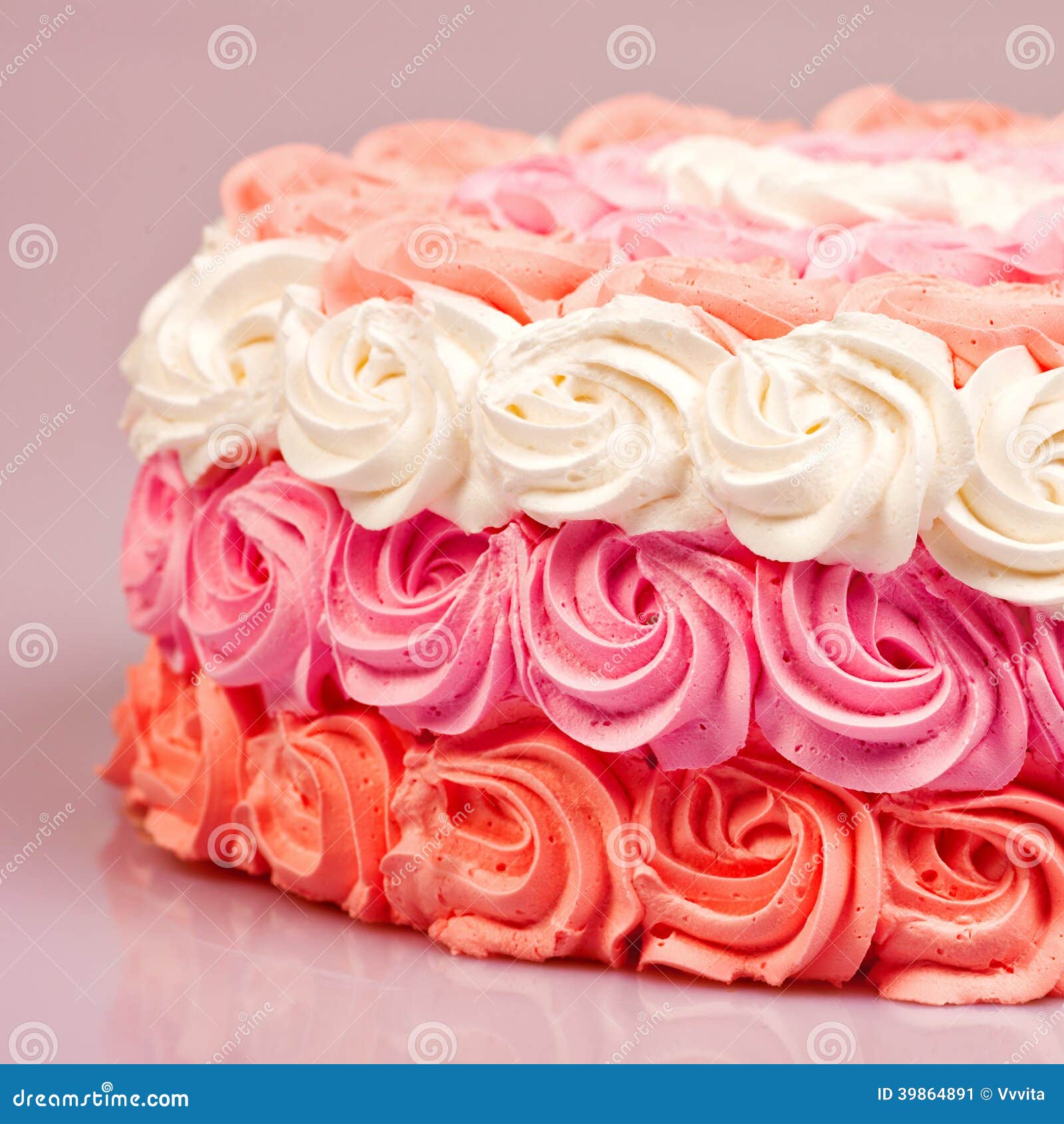 Festive cream cake stock image. Image of beautiful, food - 39864891