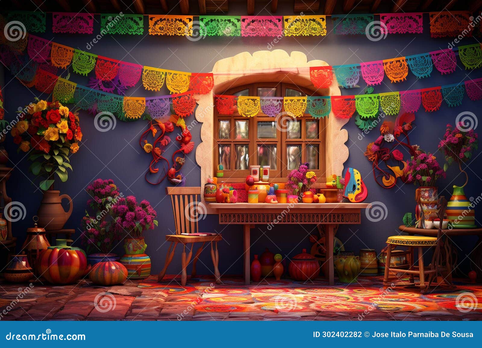 Festive Design with a Focus on Traditional Stock Illustration ...