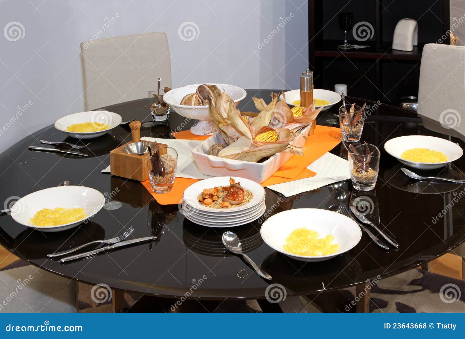 Festive dinning table stock photo. Image of festive, table - 23643668