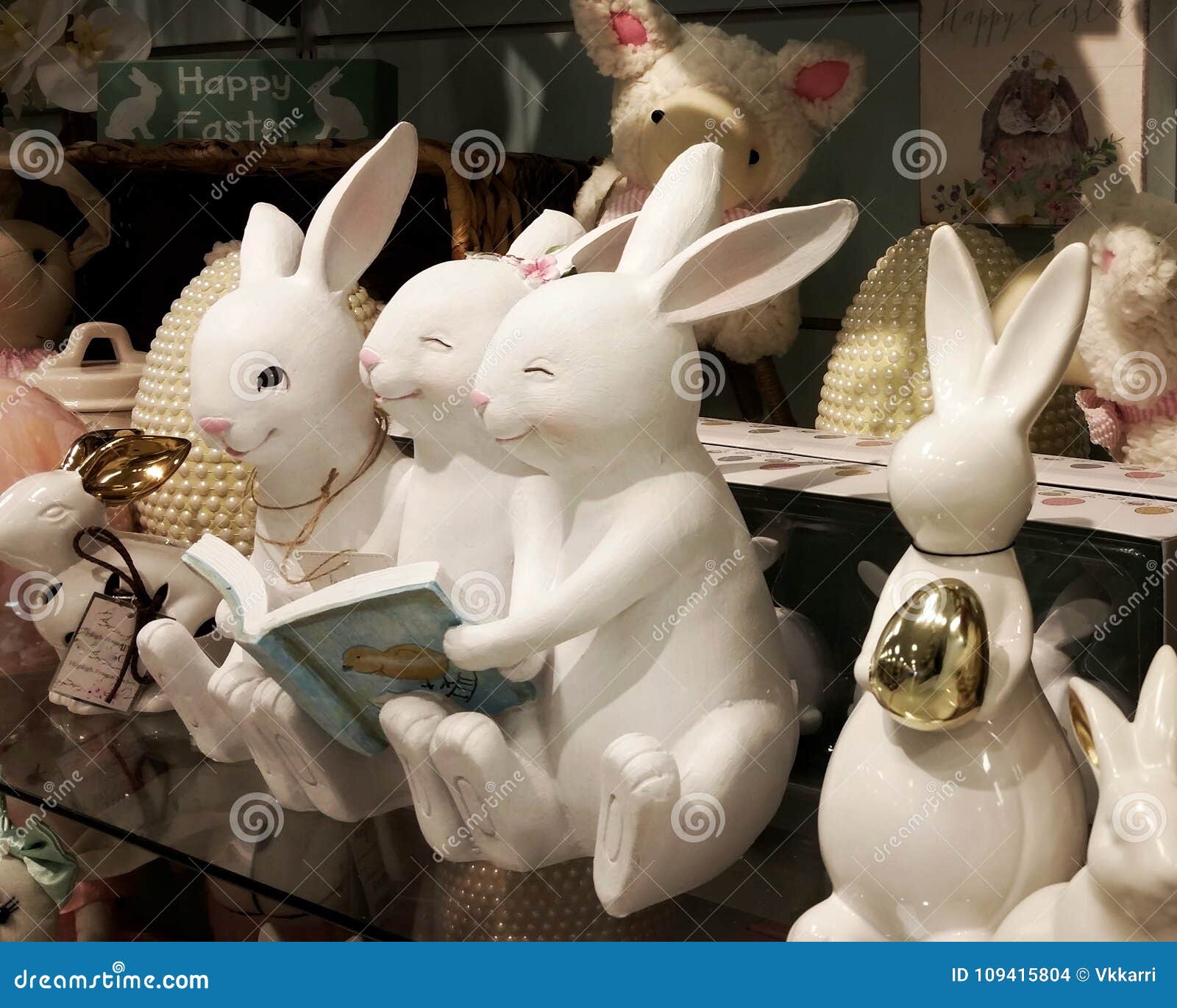 Festive Easter Decor Display Stock Photo - Image of springtime, design ...