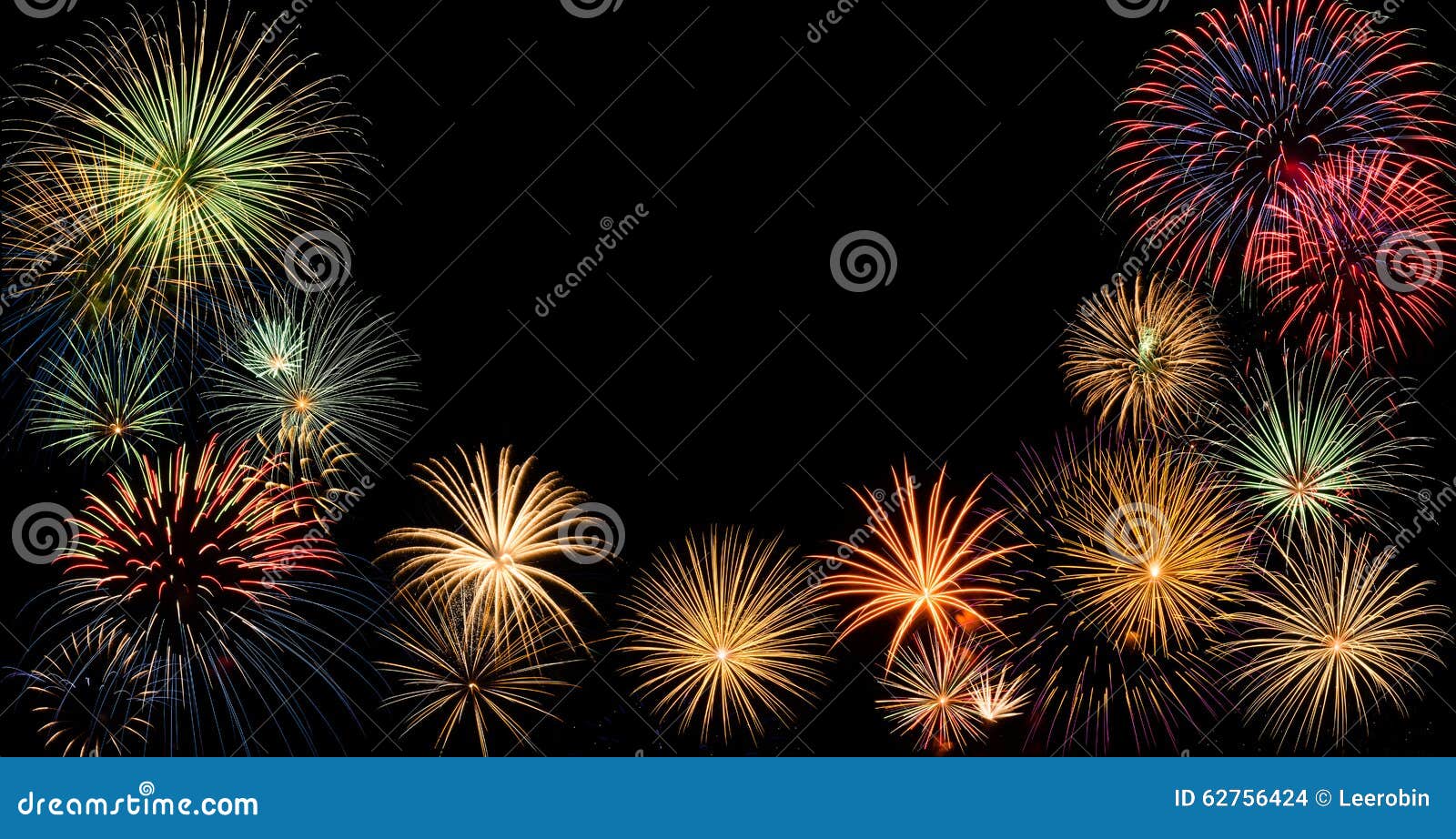 Festive fireworks display stock photo. Image of wishes - 62756424