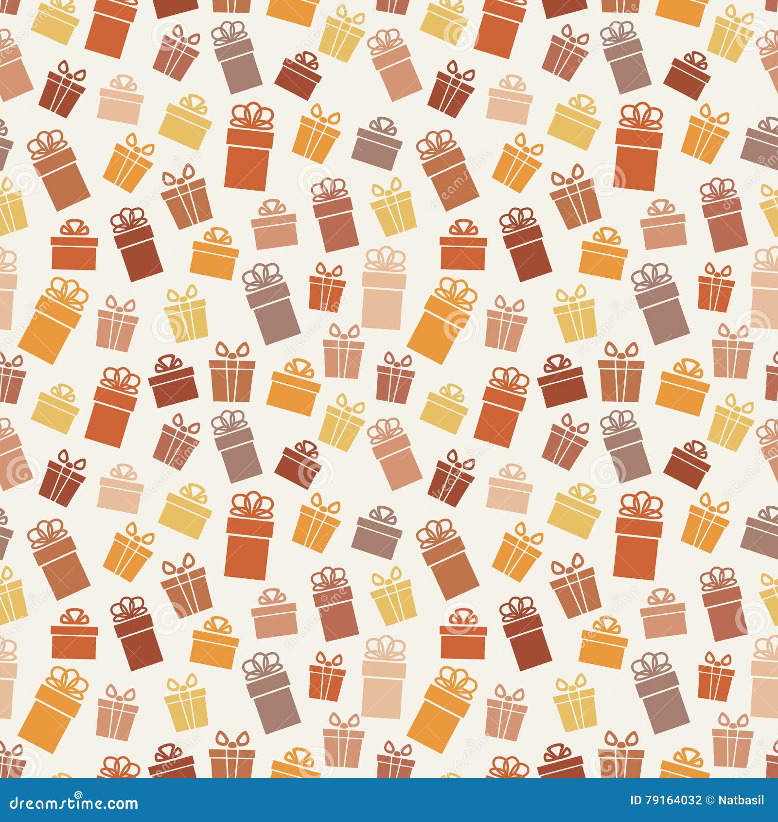 Festive Gift Box Seamless Pattern Stock Vector - Illustration of ...