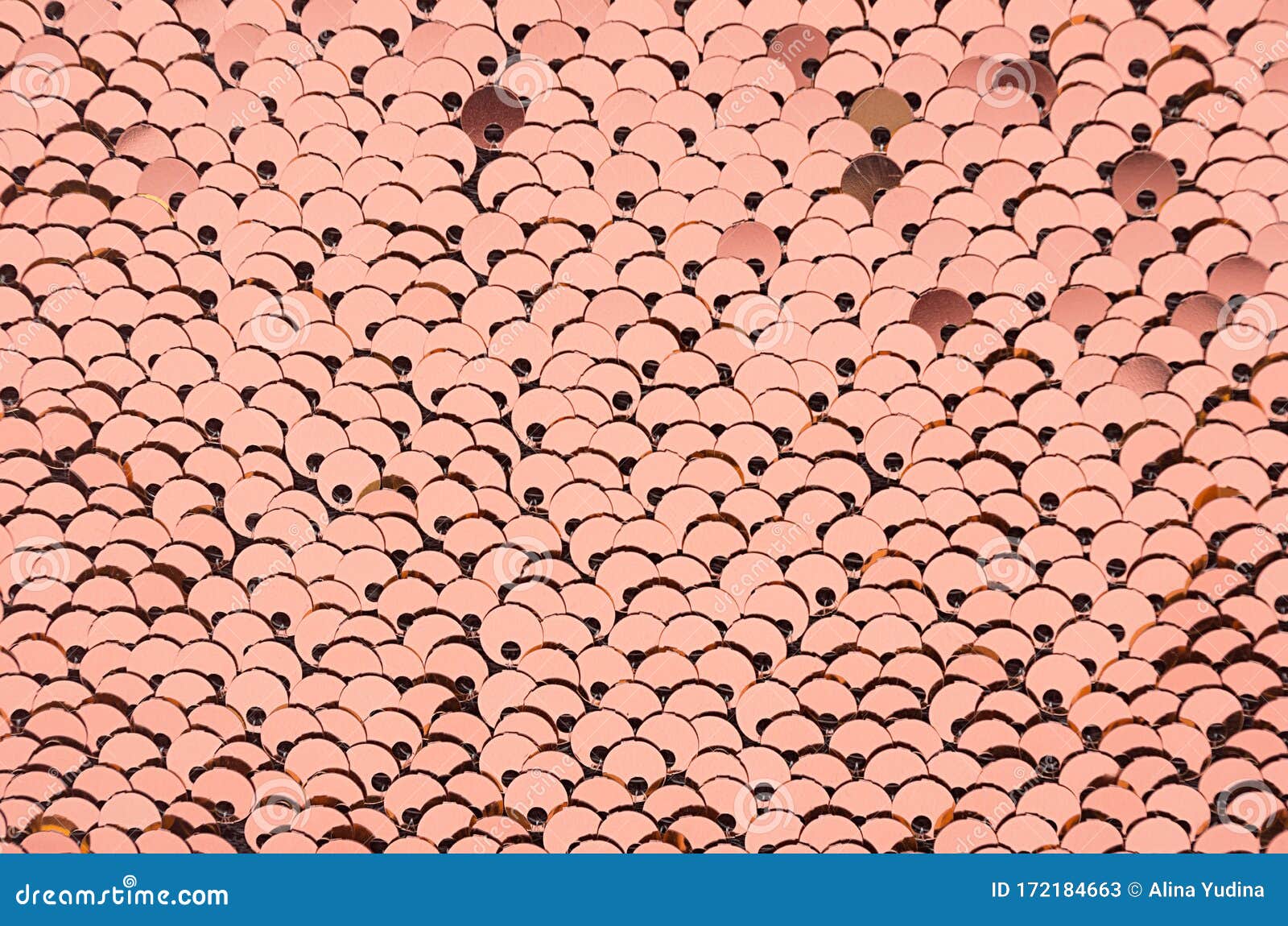 Festive Glittering Pink Sequins Texture, Closeup, Top View. Stock Image ...