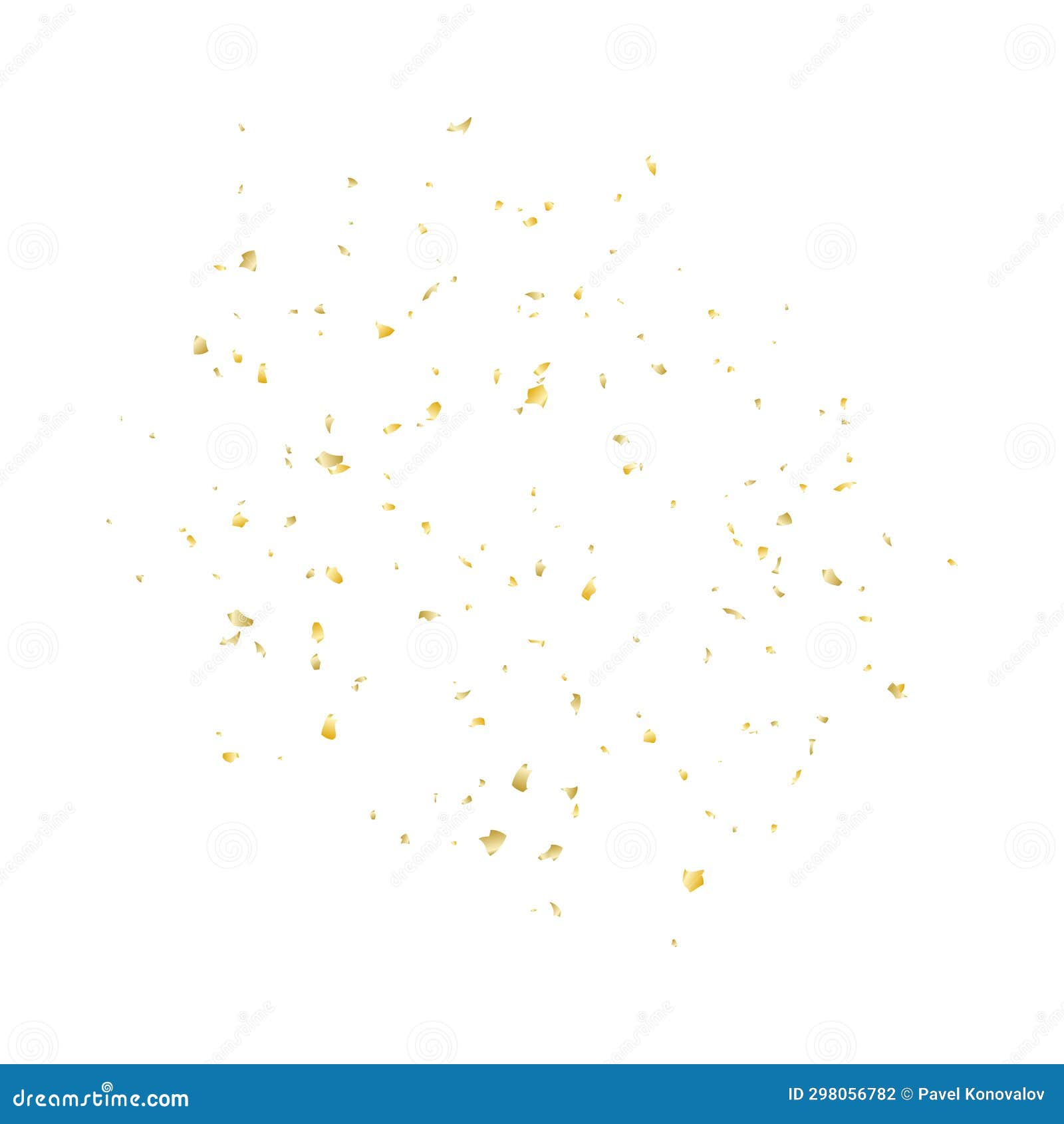 Festive Golden Sparkle Background. Glitter Border, Spotted Circle Frame ...