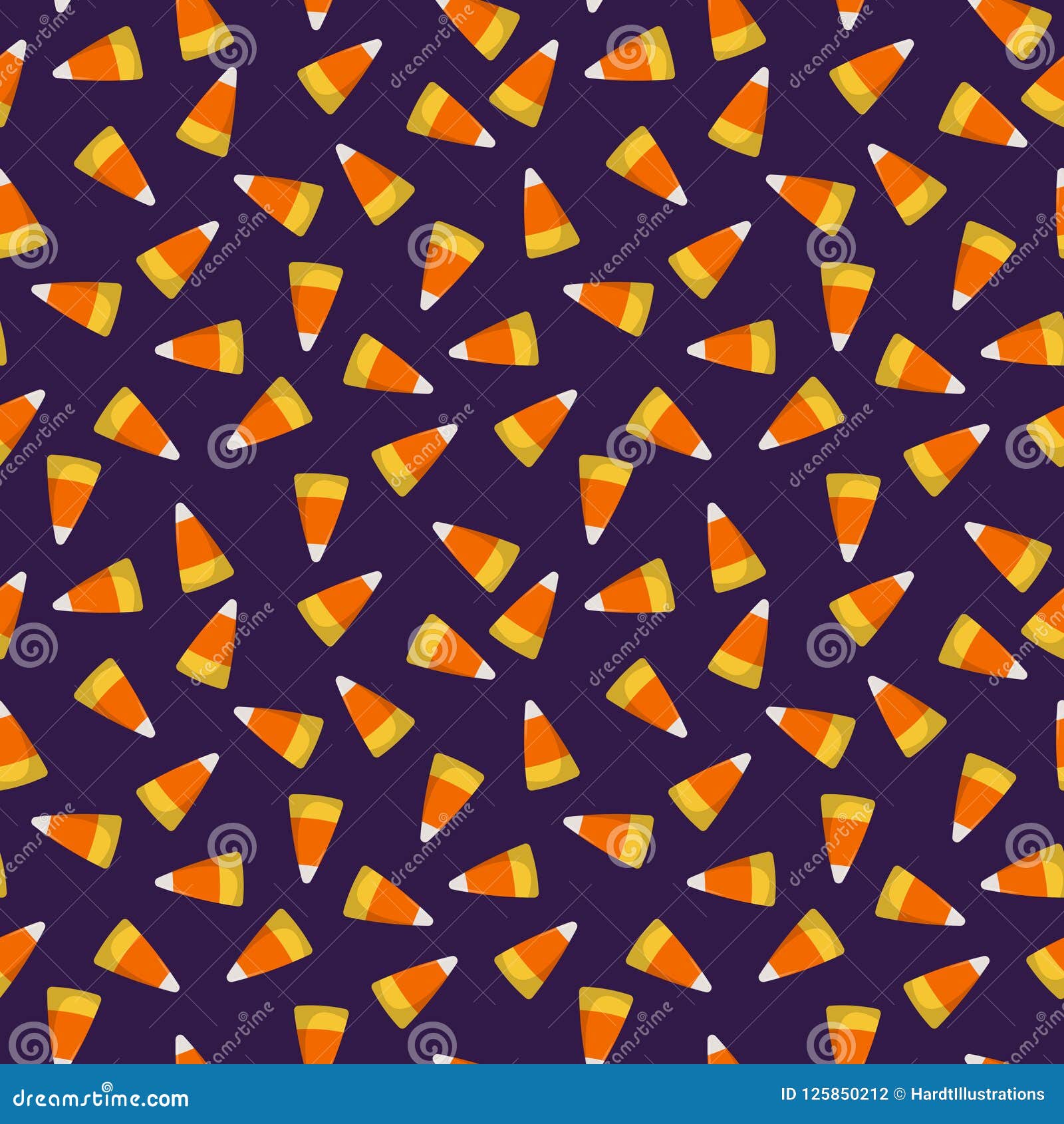 Candy Corn Seamless Pattern Stock Vector - Illustration of fall, party ...