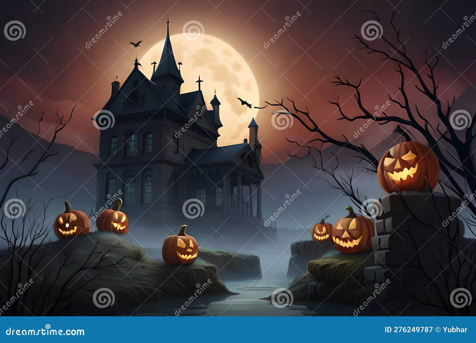 Festive Halloween Party Backdrop with a Playful Border of Candy Corn ...