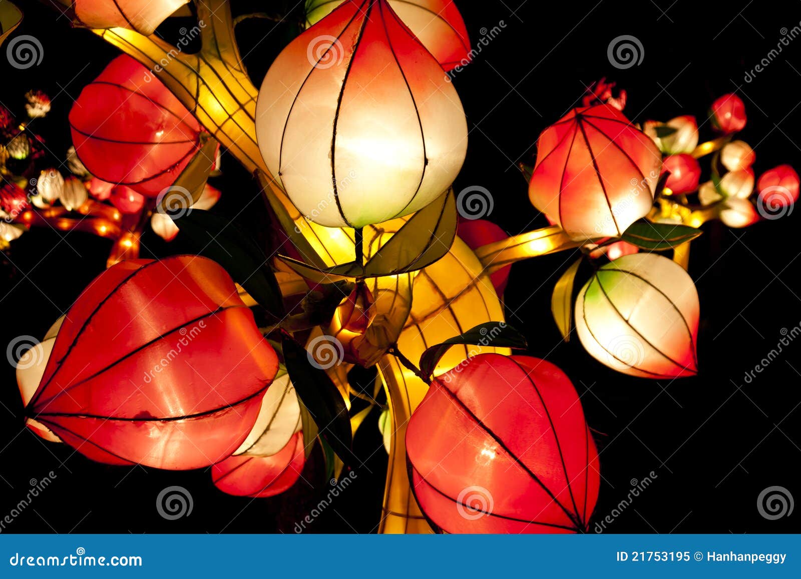 Festive lanterns stock image. Image of lantern, illumination - 21753195