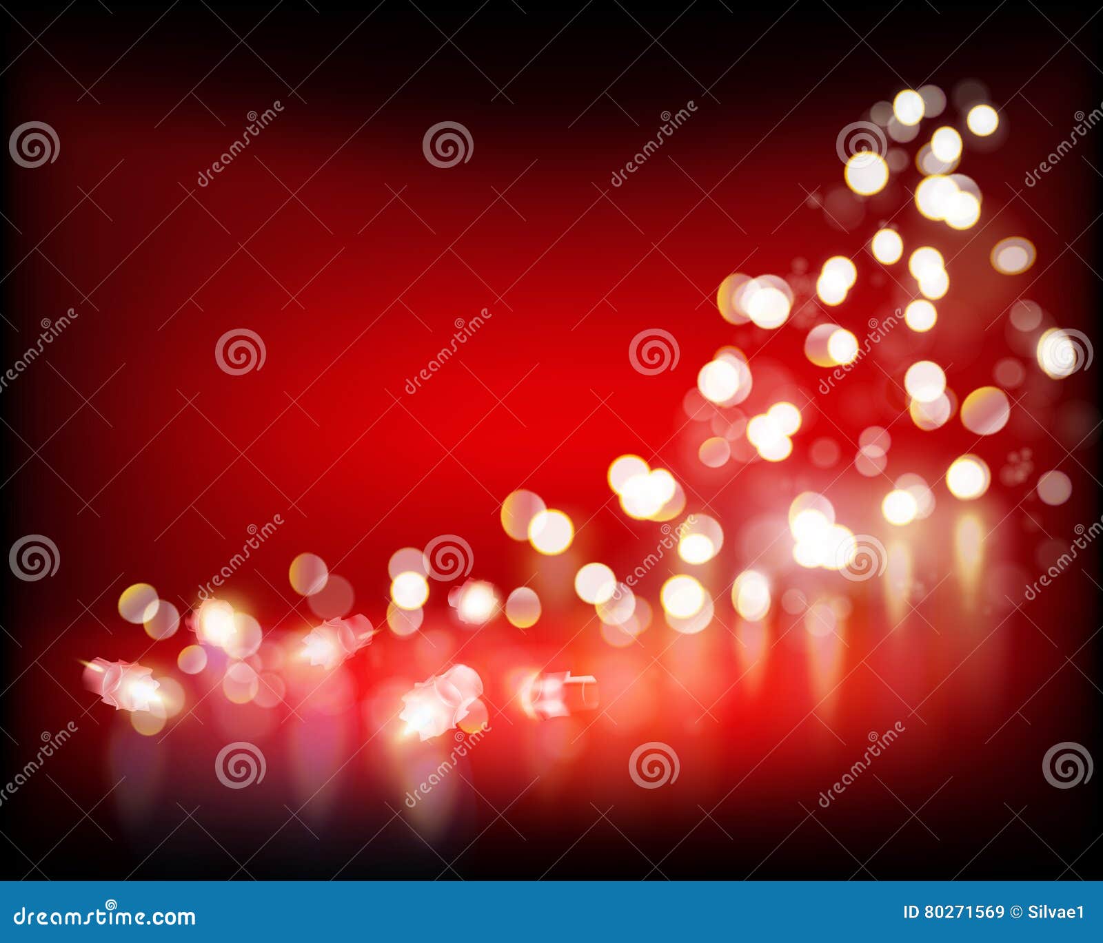 Festive Lights. Vector Illustration. Stock Vector - Illustration of ...