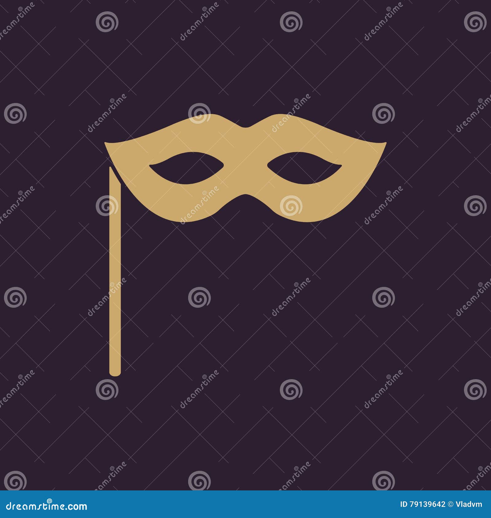 Festive Mask Of Jester, Harlequin, Trickster, Buffoon Or Droll Isolated ...