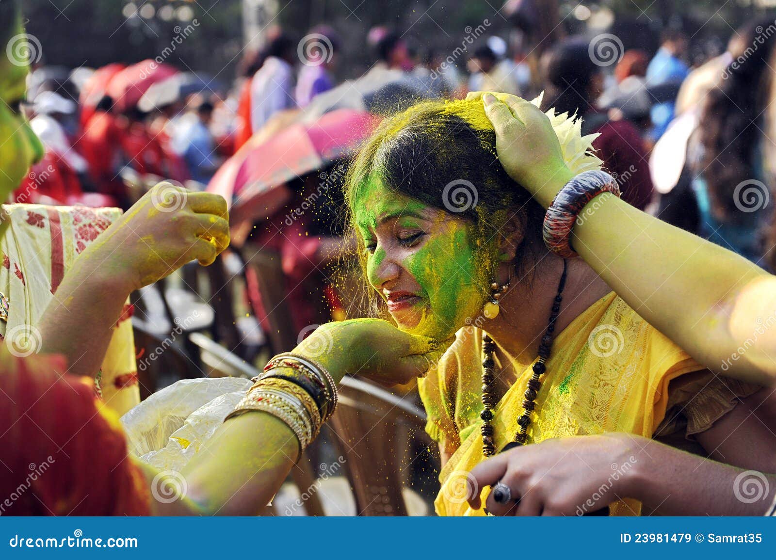 Festive Mood editorial stock image. Image of hinduisim - 23981479