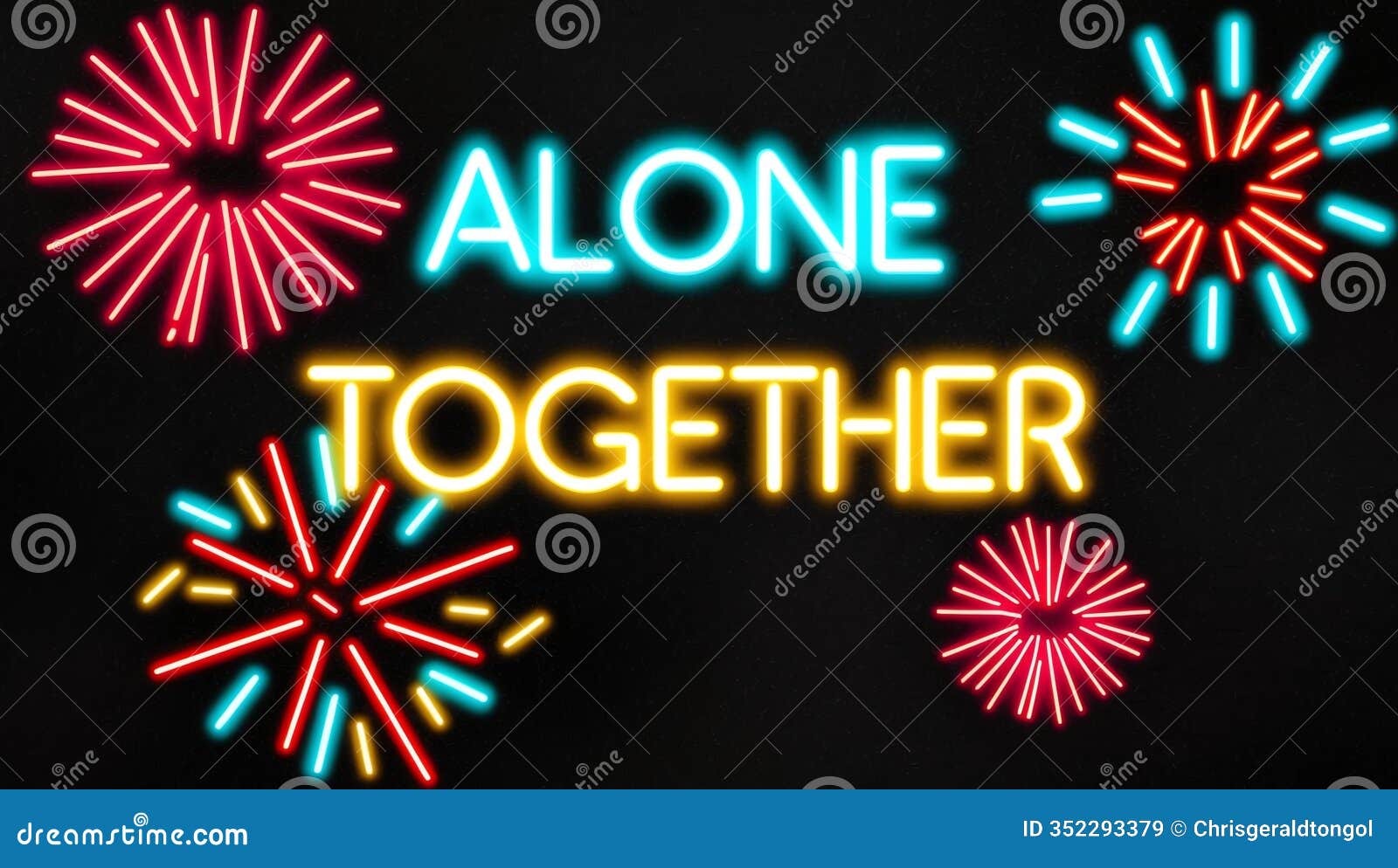 Festive Neon Light Happy Saint Patrick`s Day With Four Leaf Clover ...