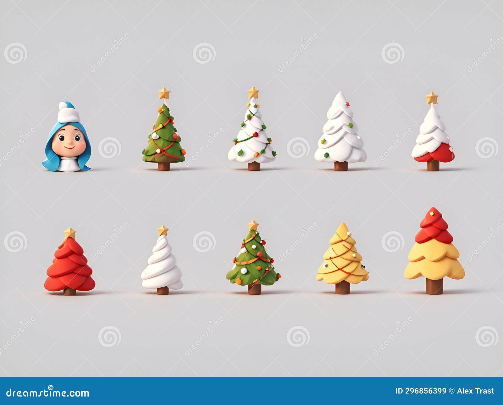 Festive New Year Emojis. AI Generated Stock Illustration - Illustration ...