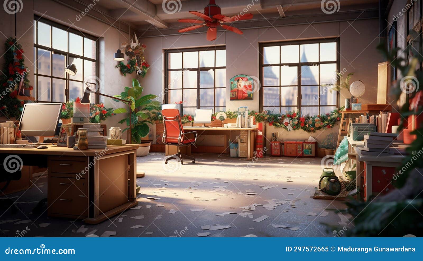 Festive Office Decor: Holiday Decorations Creating a Cheerful and ...