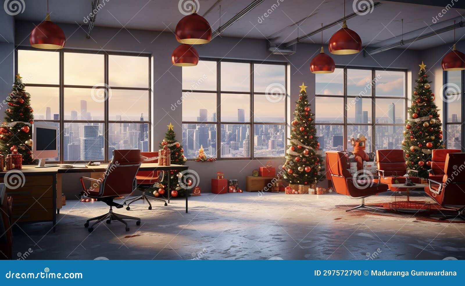 Festive Office Decor: Holiday Decorations Creating a Cheerful and ...
