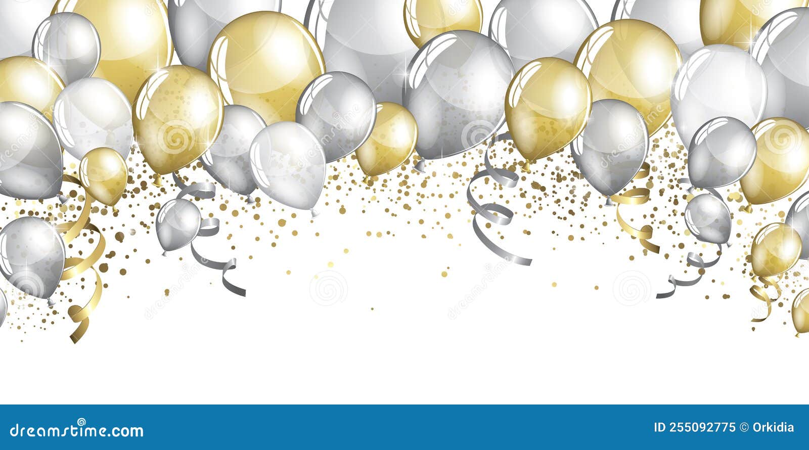 Festive Party Balloons Elements Stock Image - Illustration of original ...