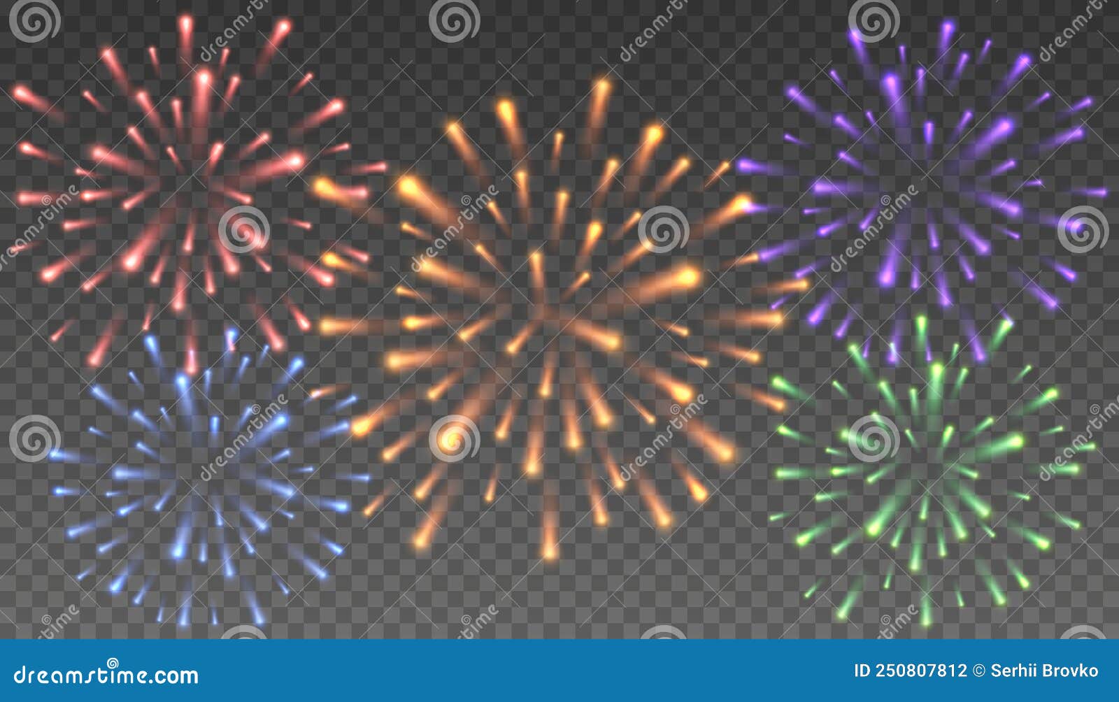 Festive Patterned Firework Bursting. Festive Firework Salute Burst on ...