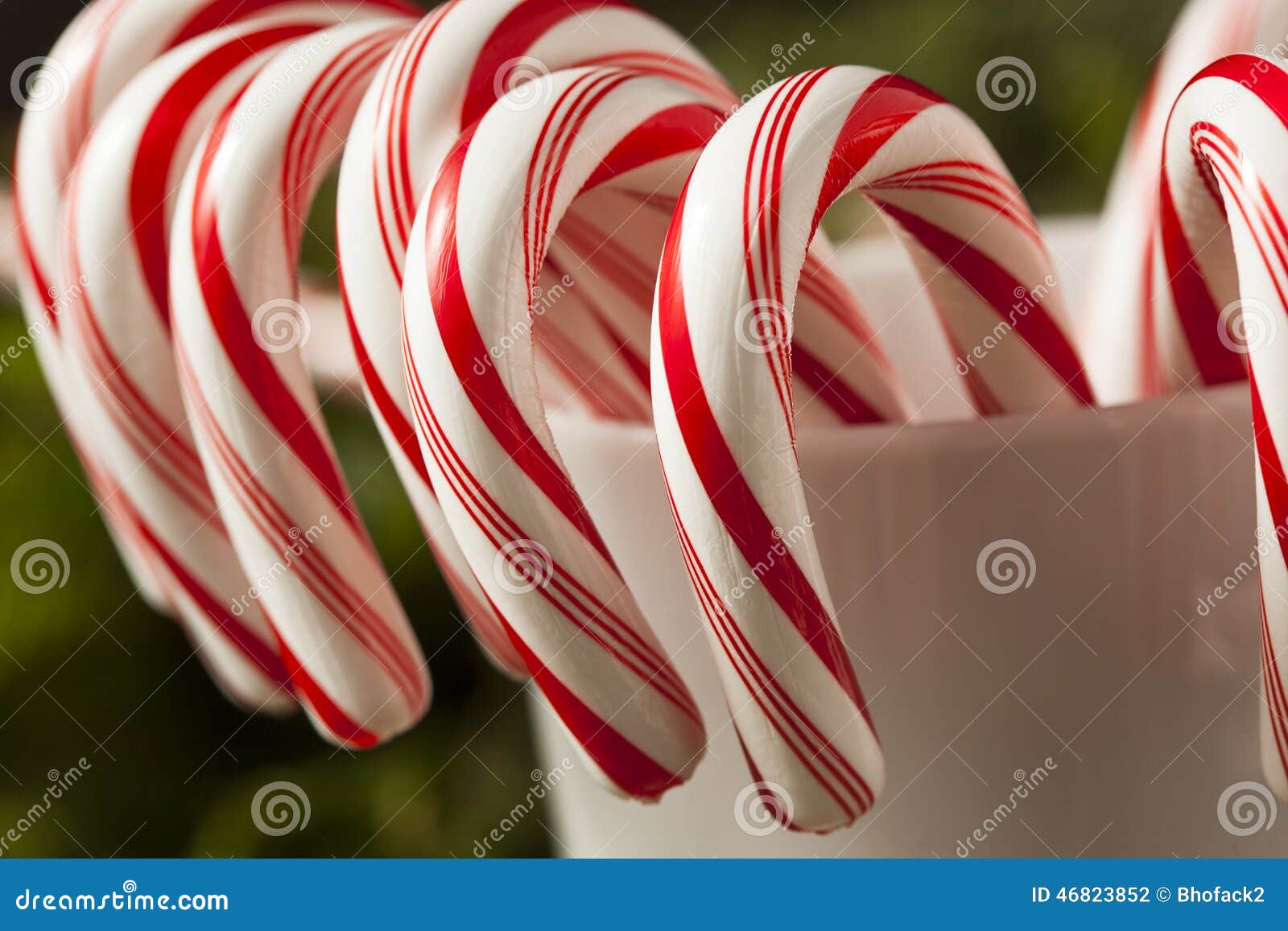Festive Peppermint Candy Canes Stock Photo - Image of treat, mint: 46823852
