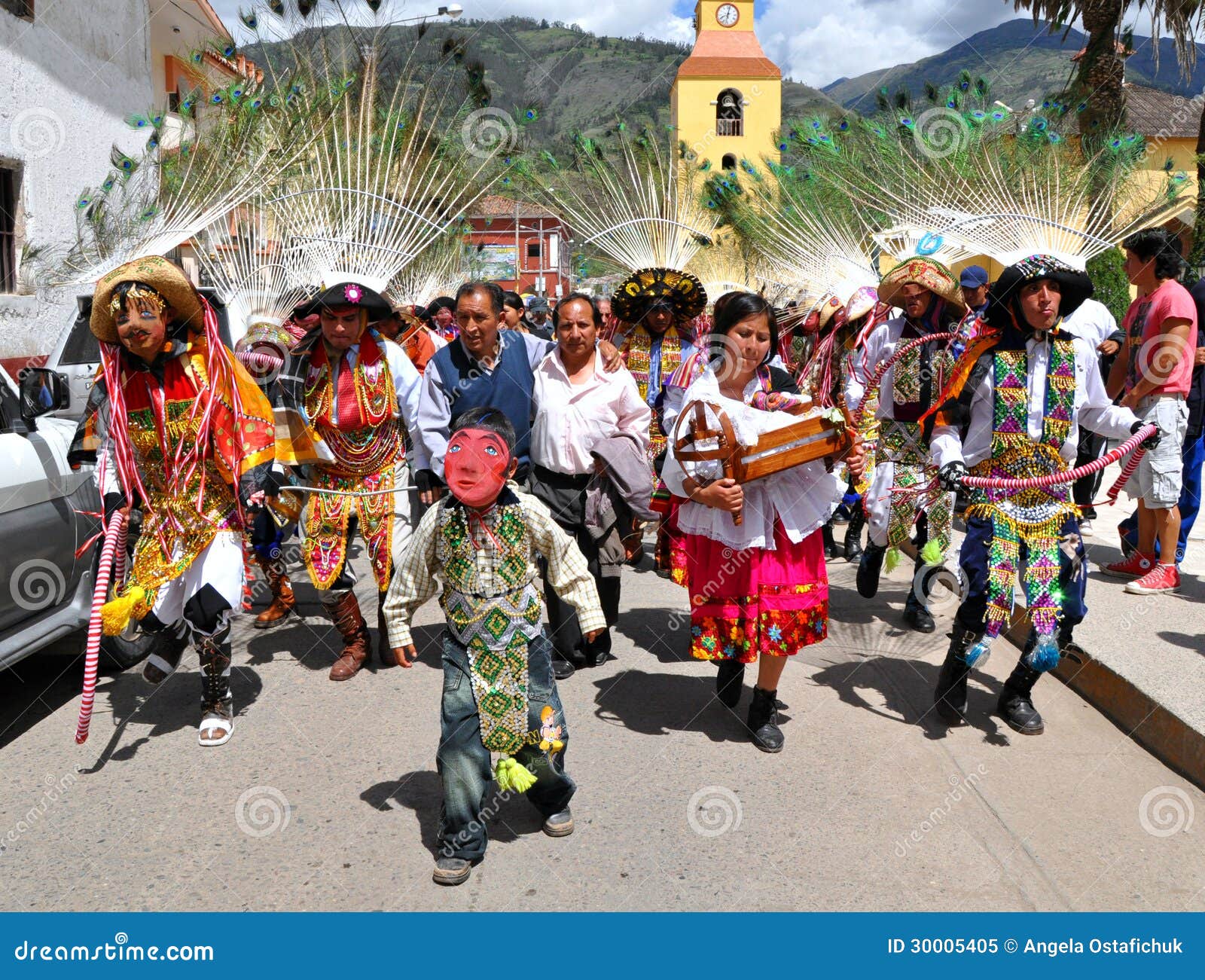 Joyous Peruvian Dancers editorial image. Image of dancers - 30005405