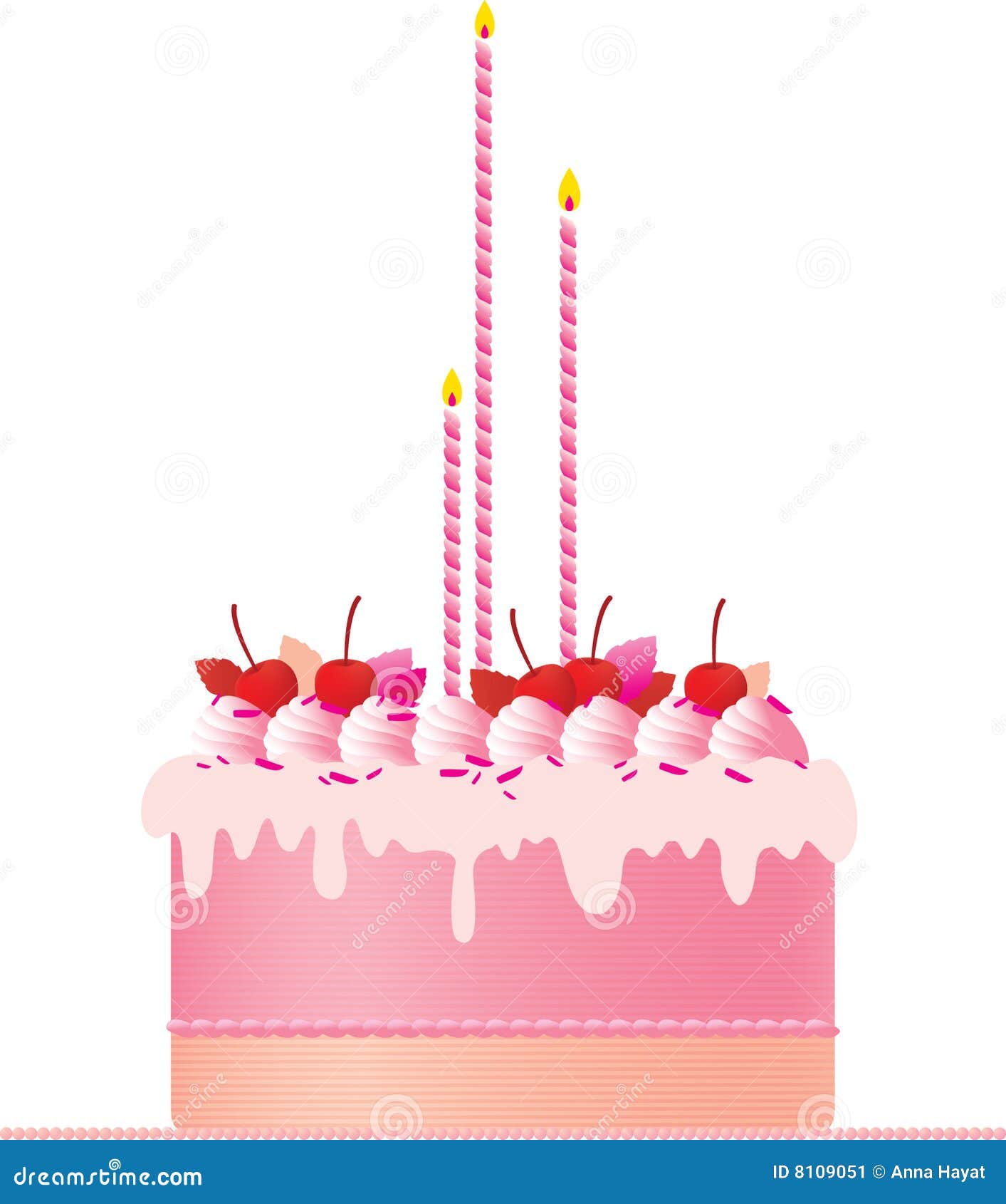 Pink Cake Clip Art Royalty-Free Stock Image | CartoonDealer.com #88051582