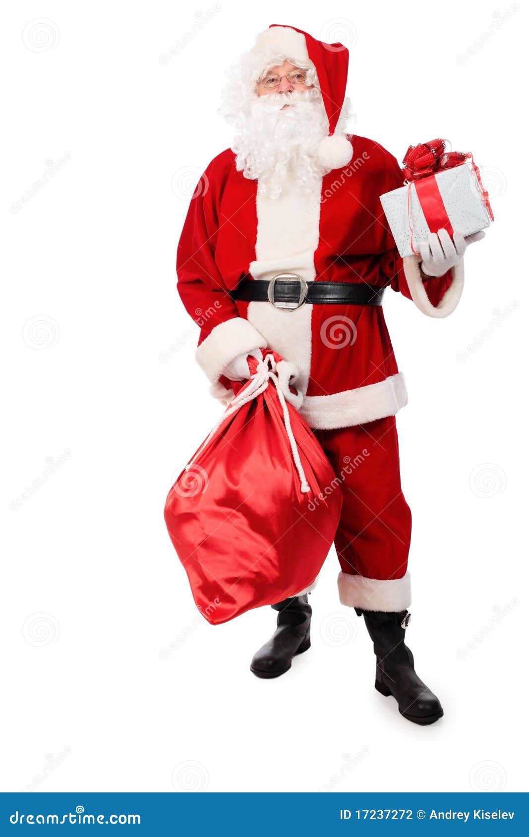 Festive santa stock photo. Image of holiday, sale, clothing - 17237272