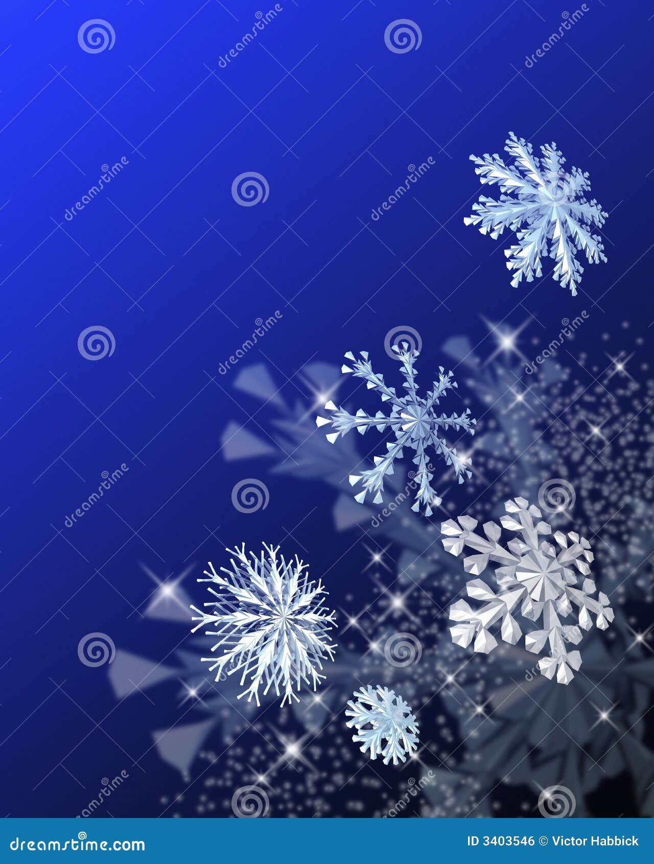 Festive snowflakes stock illustration. Illustration of nature - 3403546
