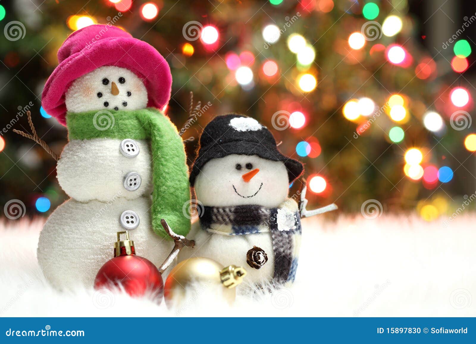 Festive snowman stock photo. Image of decorative, season - 15897830