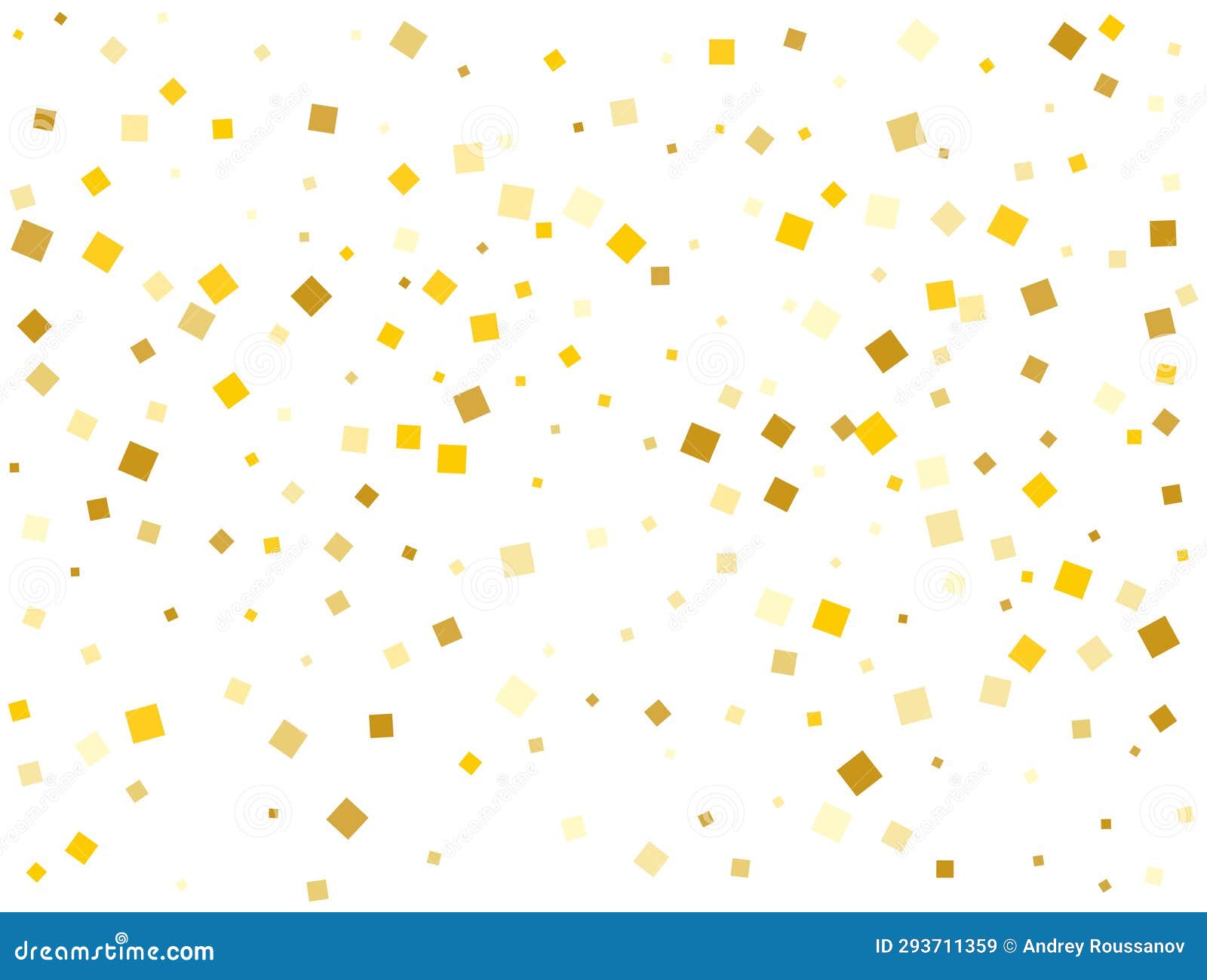 Festive Square Confetti. Vector Illustration Stock Vector ...