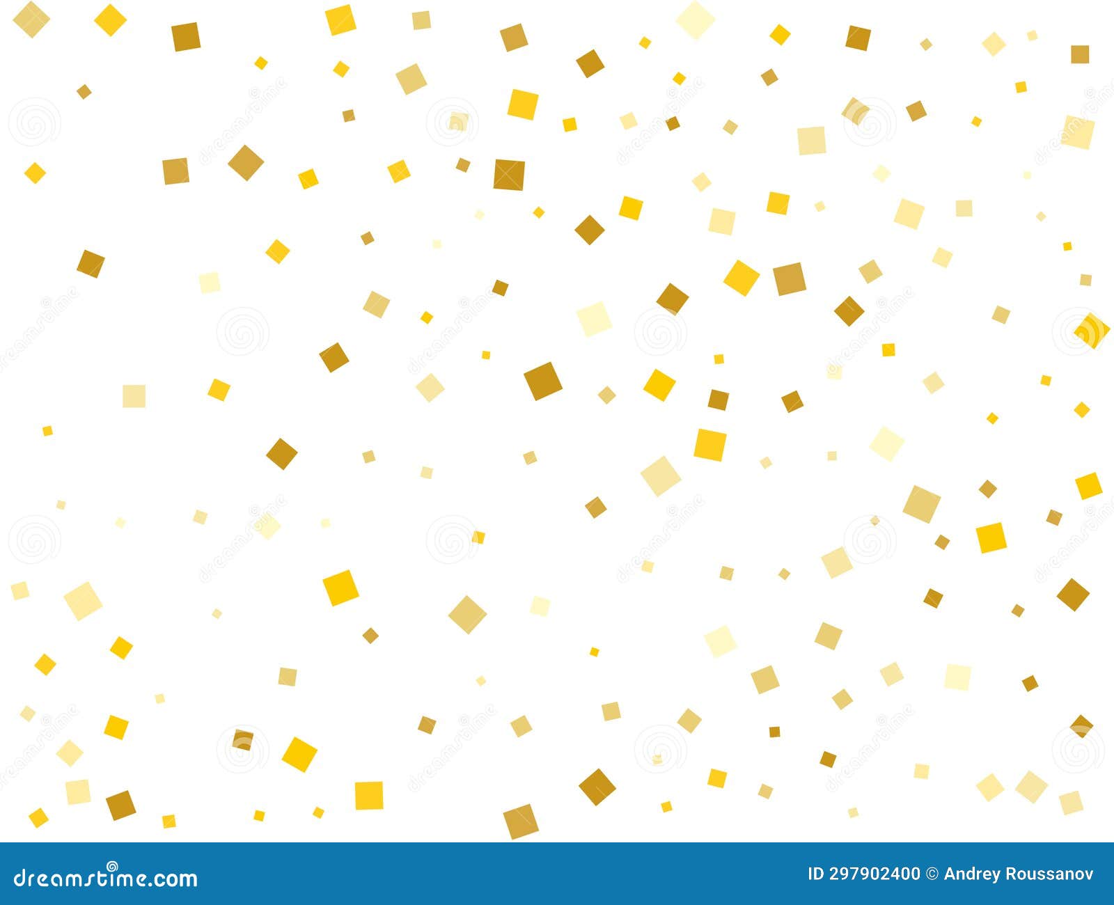 Festive Square Confetti. Vector Illustration Stock Illustration ...