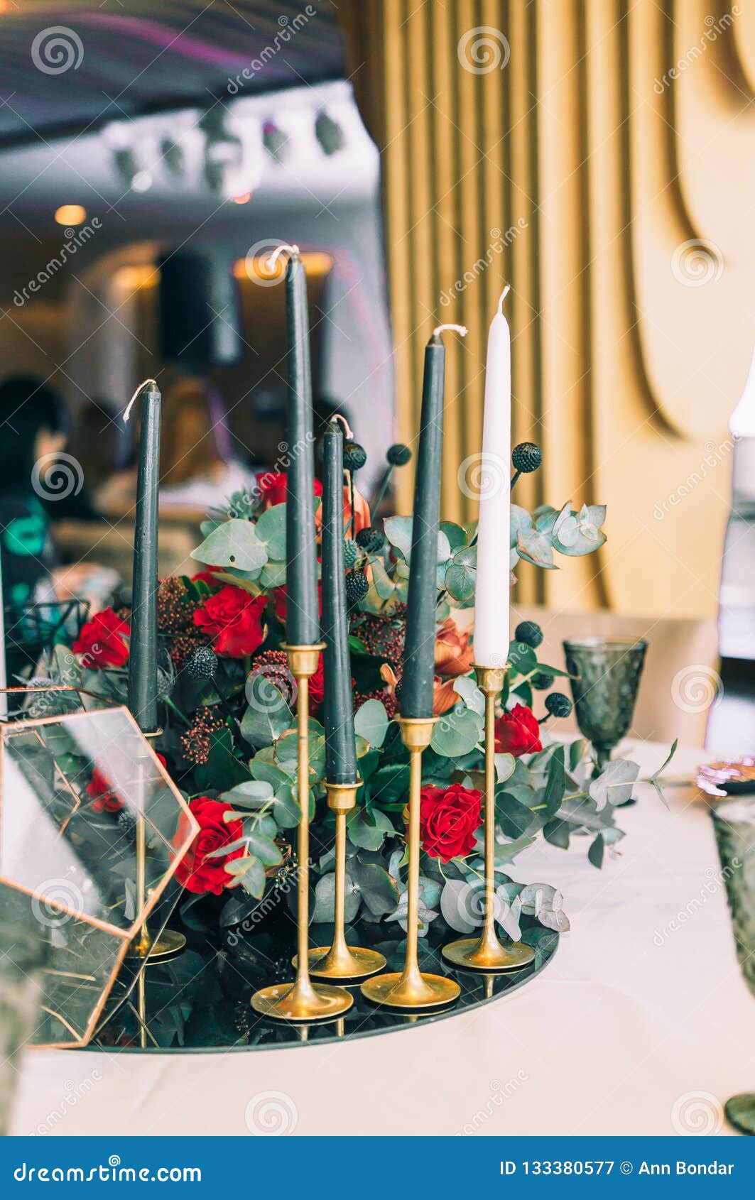 Festive Table Layout Closeup. Festive Decor. Table Decor. Table Layout ...