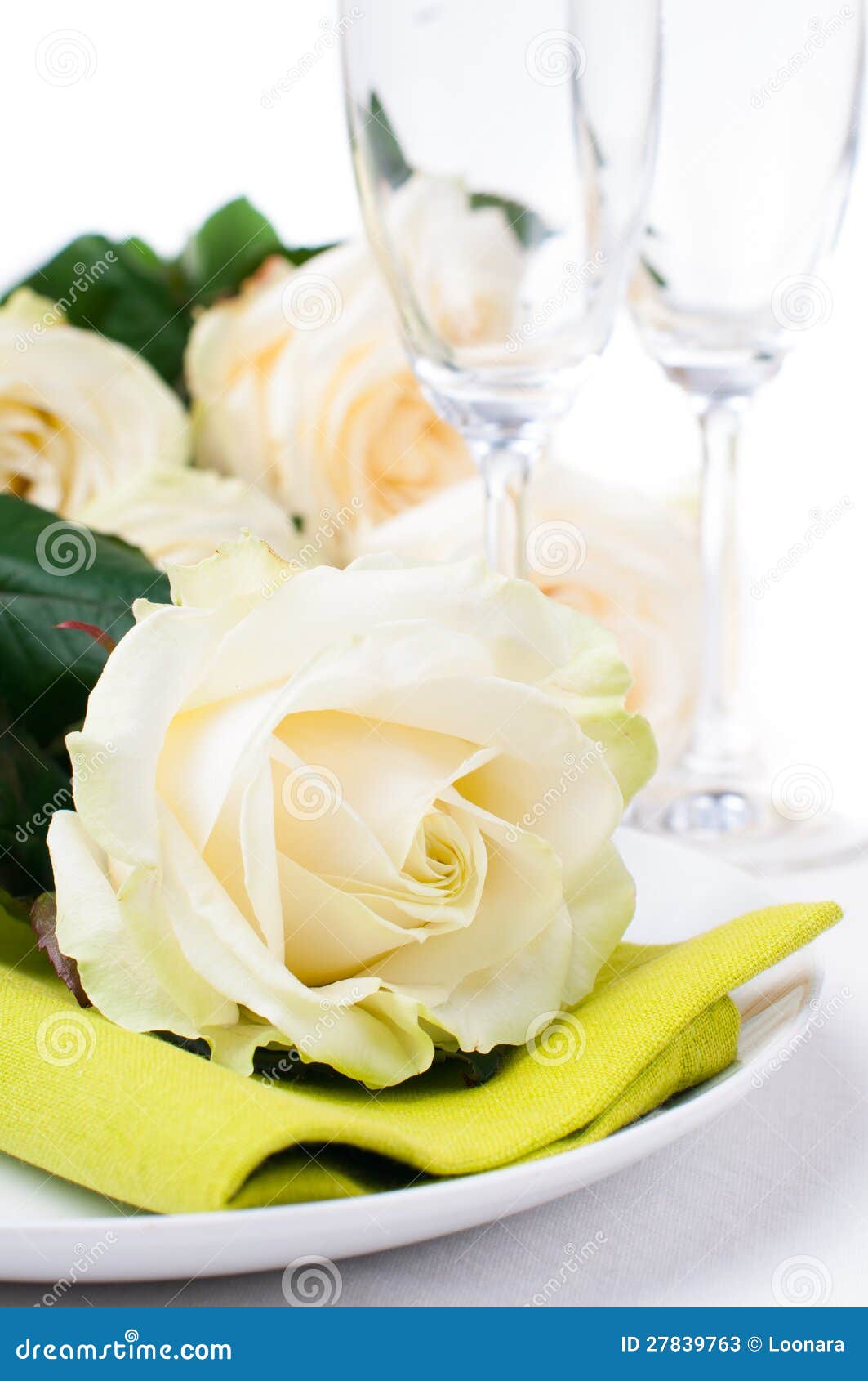 Festive Table Setting with Roses Stock Image - Image of arrangement ... Festive Table Setting with Roses Stock Image - Image of arrangement ...