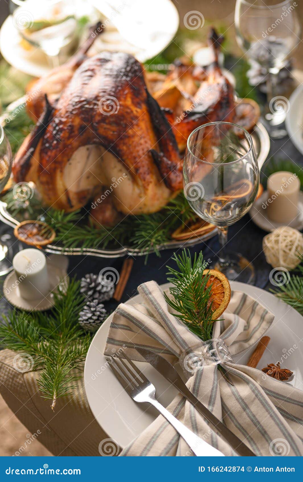 Thanksgiving Day Turkey Vertical Frame Stock Photos - Free & Royalty ...